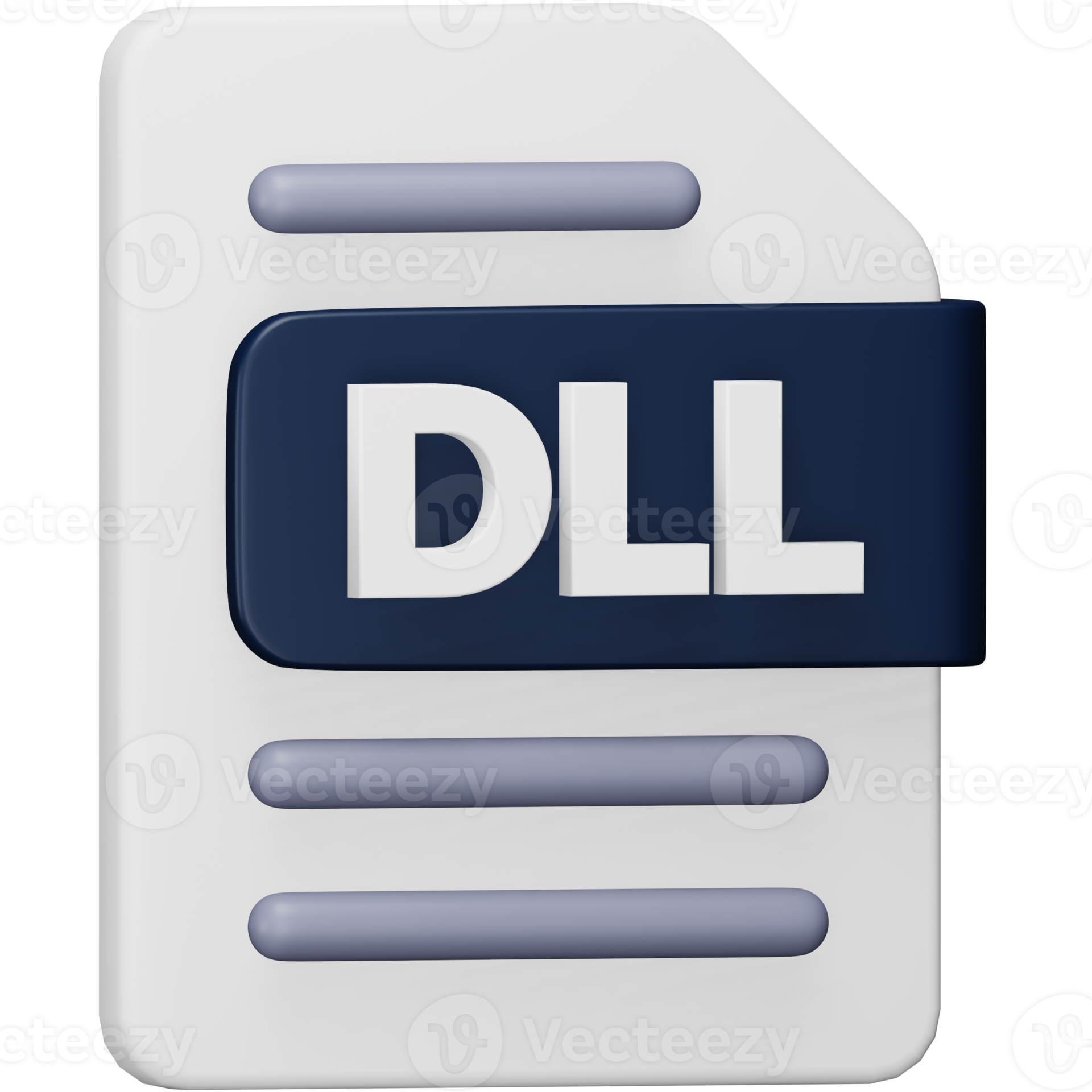 Dll File Format 3d Rendering Isometric Icon 15081236 Png