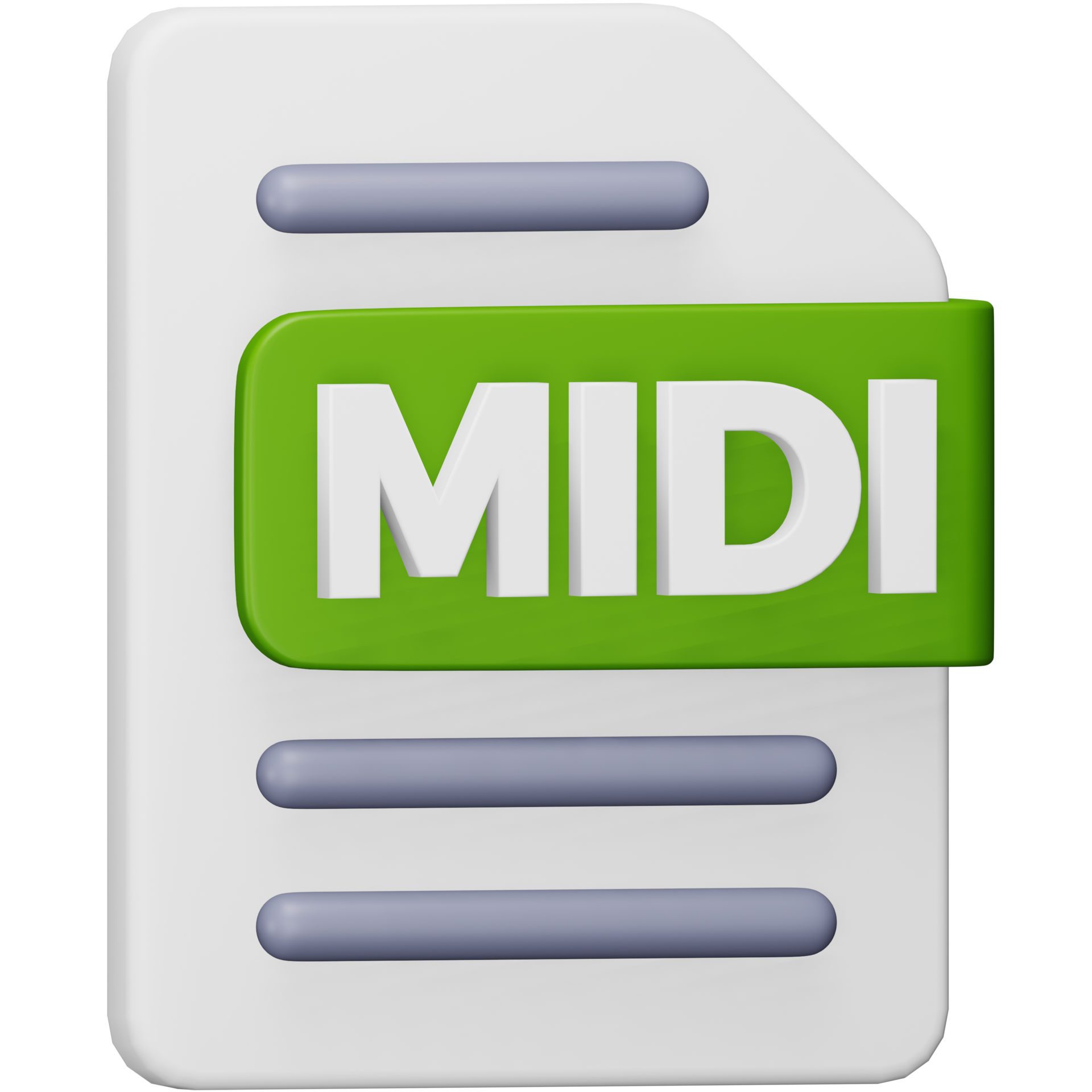 Midi file format 3d rendering isometric icon. 15081385 PNG Midi file format 3d rendering isometric icon. 15081385 PNG