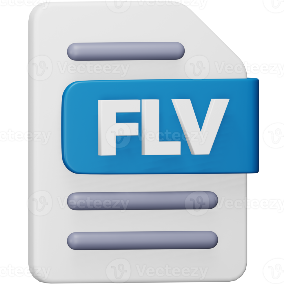 Flv file format 3d rendering isometric icon. 15081397 PNG Flv file format 3d rendering isometric icon. 15081397 PNG