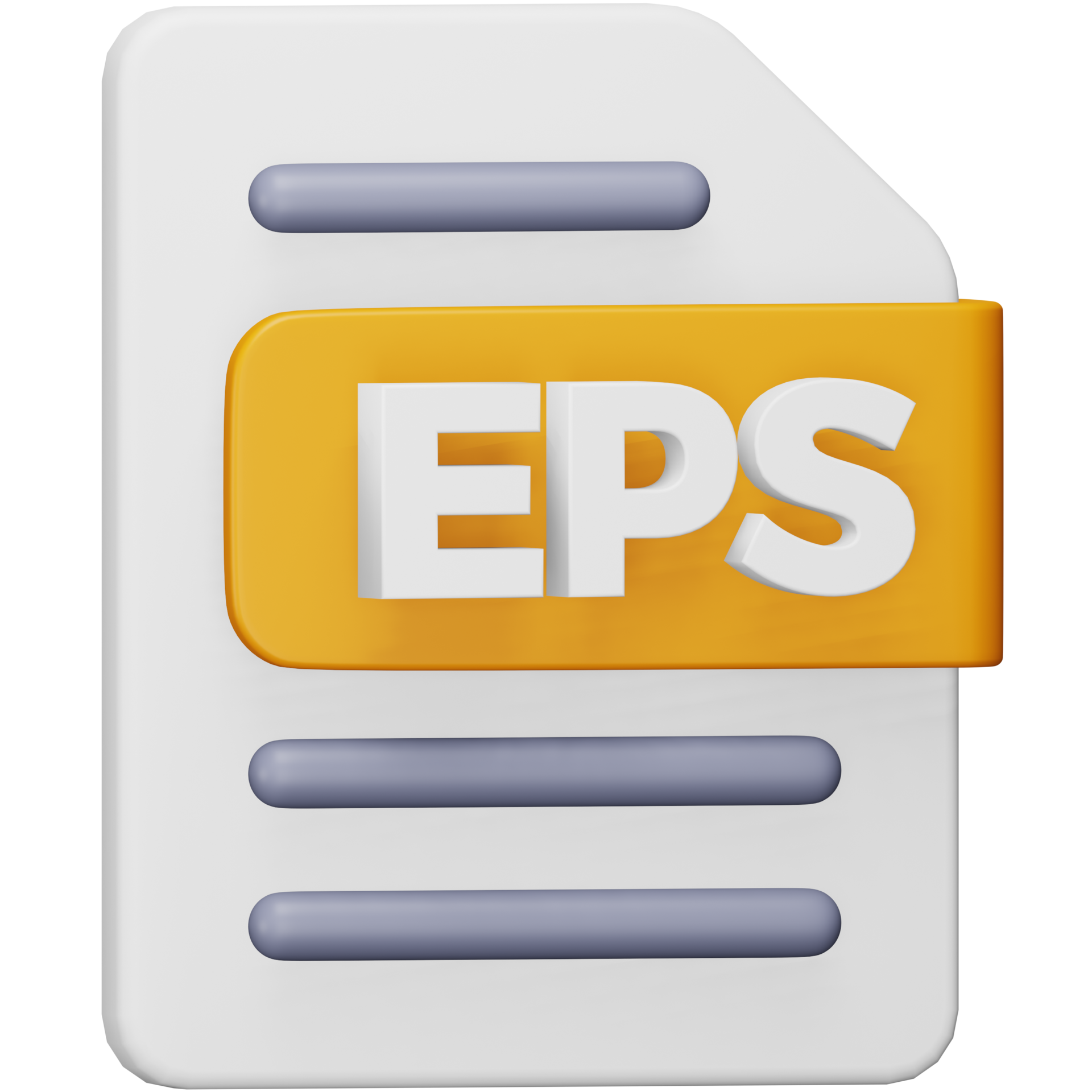 Eps File Format 3d Rendering Isometric Icon 15081399 Png