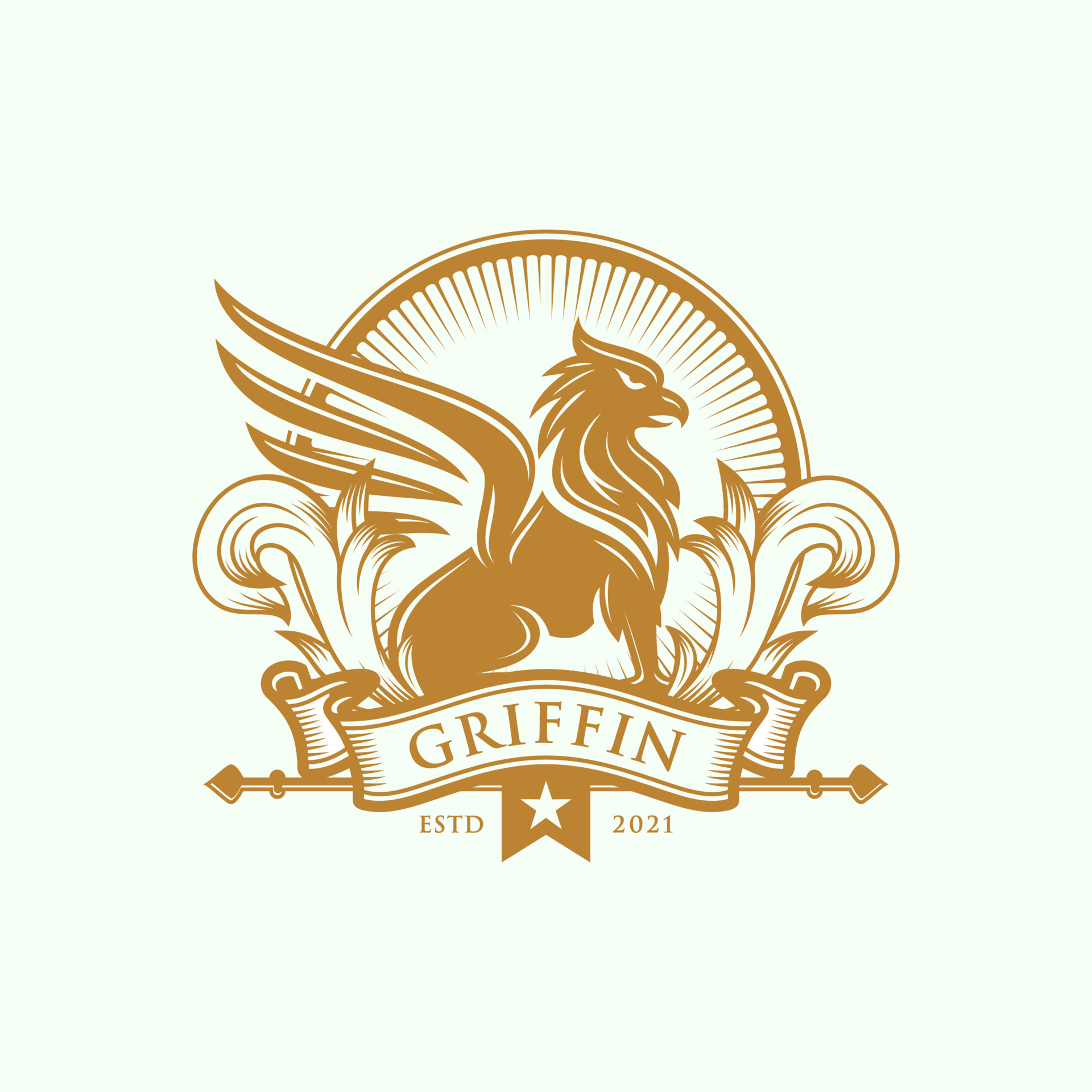 Vintage Griffin, Griffon Logo Design 15088057 Vector Art at Vecteezy Vintage Griffin, Griffon Logo Design 15088057 Vector Art at Vecteezy