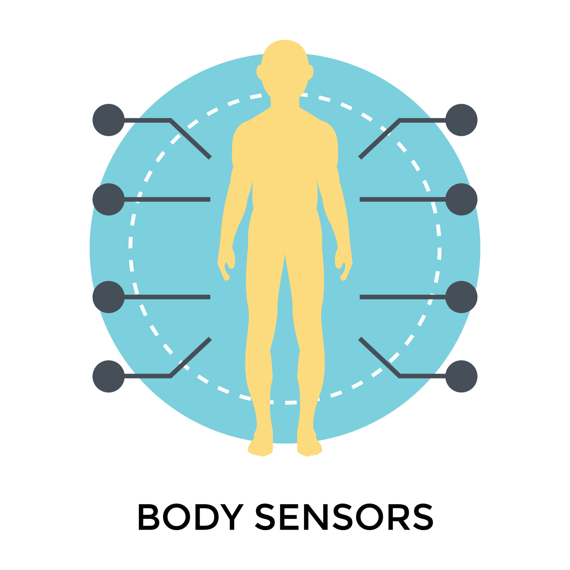 Trendy Body Sensors 15088575 Vector Art at Vecteezy