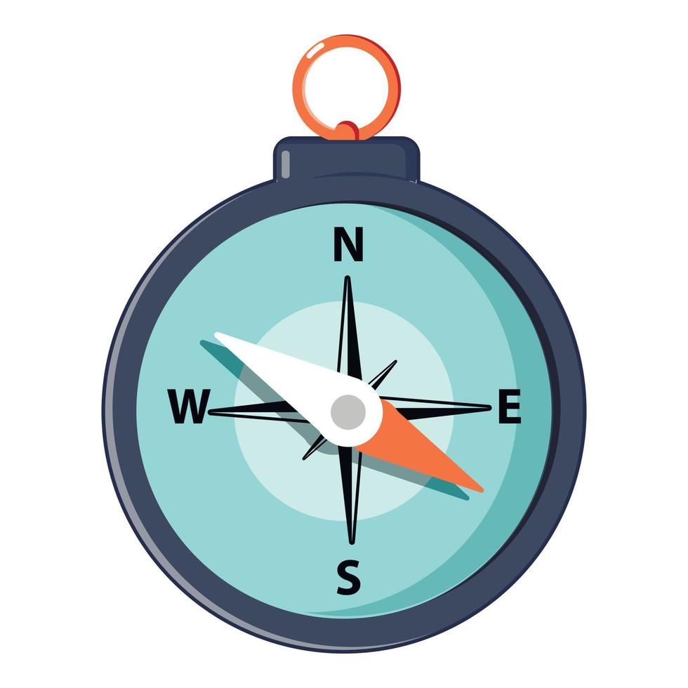 Compass Icon Cartoon Style 15089797 Vector Art At Vecteezy