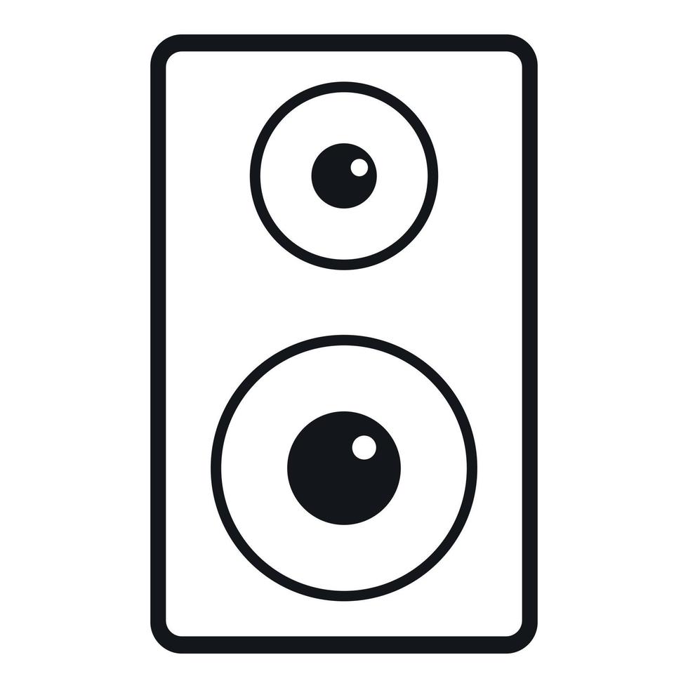 Subwoofer Icon Simple Style 15090393 Vector Art At Vecteezy