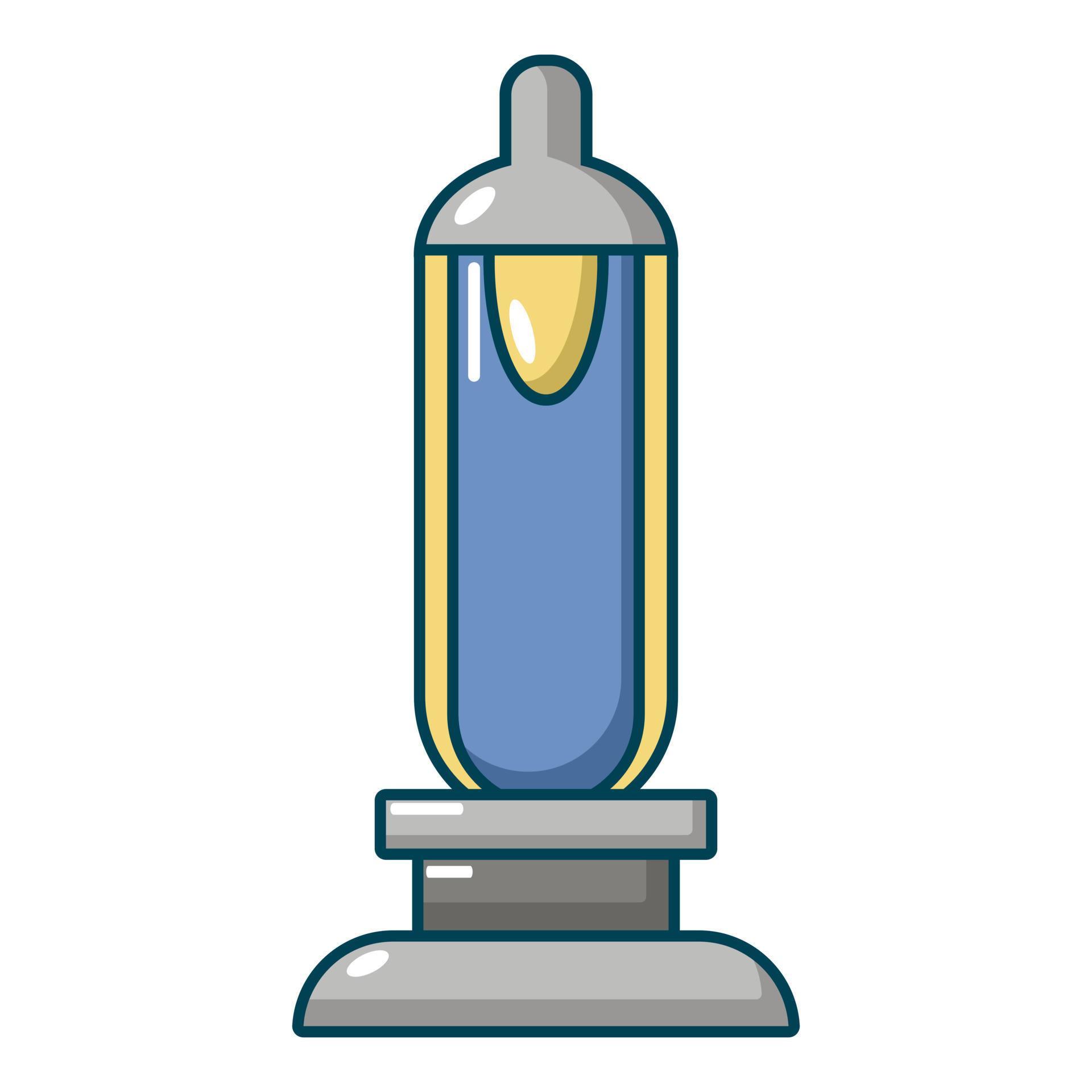 Car Spark Plug Icon Cartoon Style 15091167 Vector Art At Vecteezy