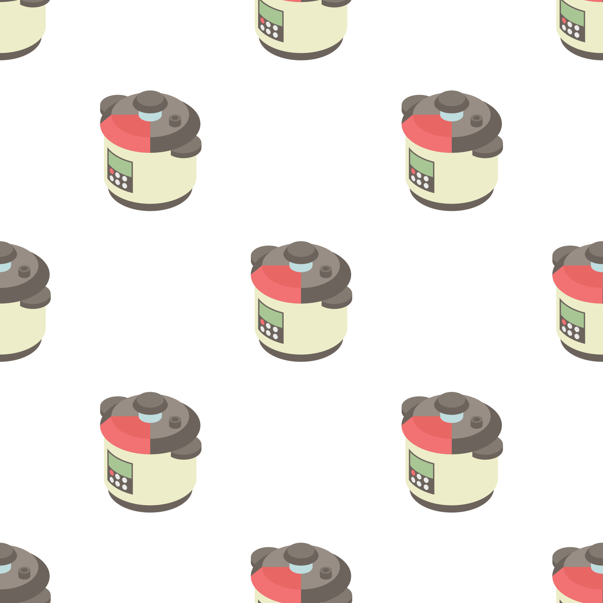 Multi Cooker Pattern Seamless Vector 15092014 Vector Art At Vecteezy