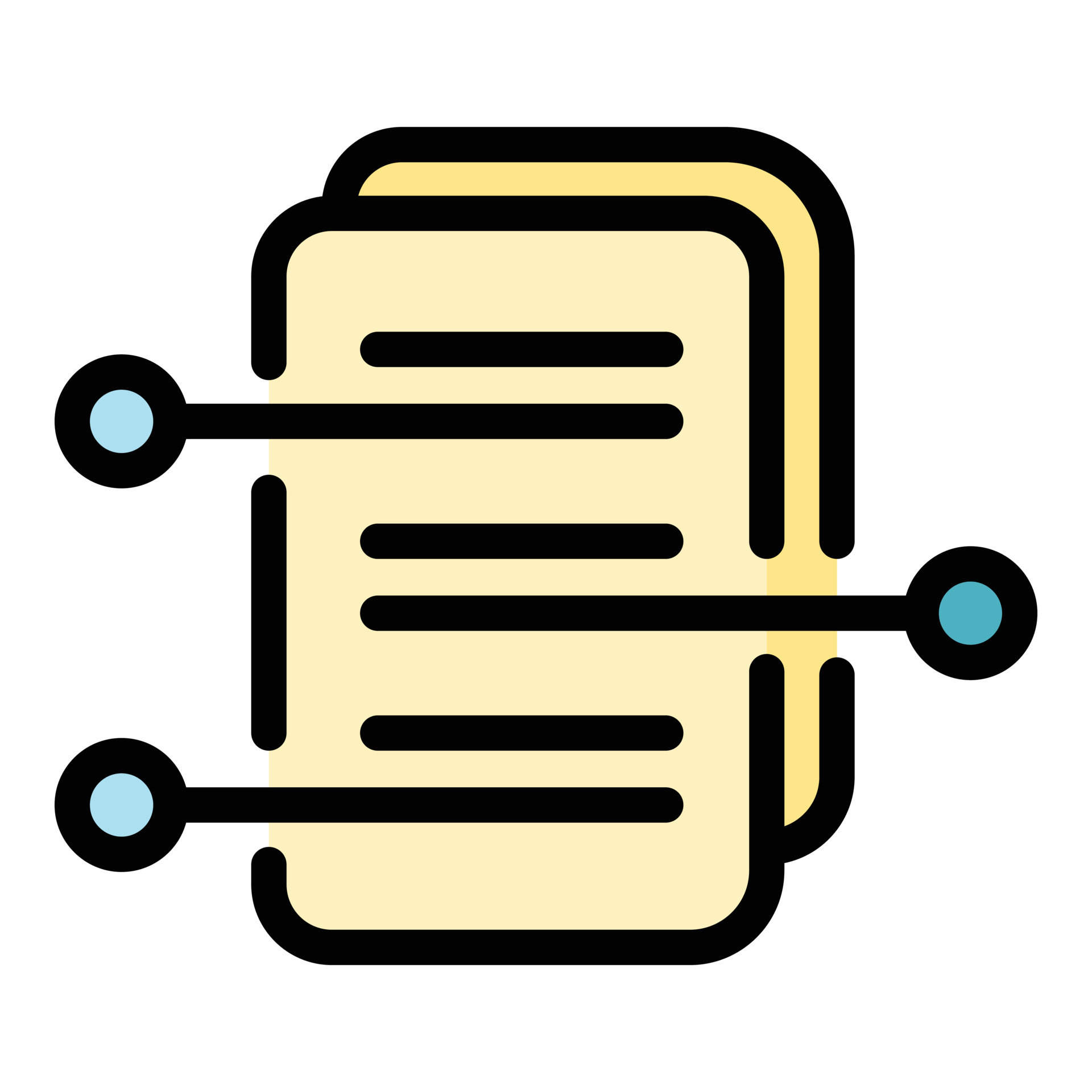 Assignment project icon color outline vector 15092070 Vector Art at ...