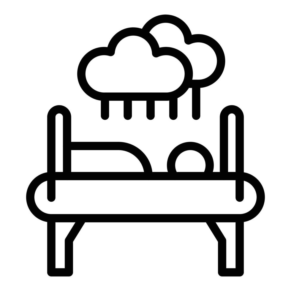 Woman Menopause Storm Icon Outline Vector Hormone Health 15092810