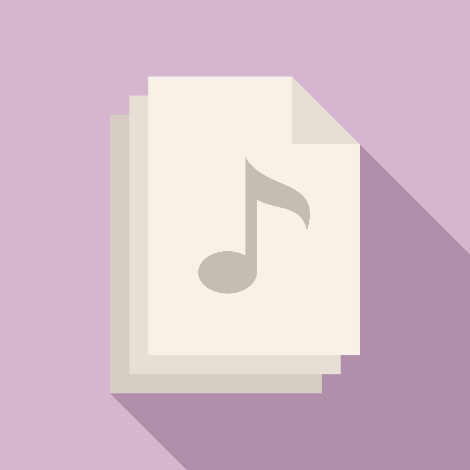 Modern playlist files icon flat vector. Music song list 15093168 Vector ... Modern playlist files icon flat vector. Music song list 15093168 Vector ...