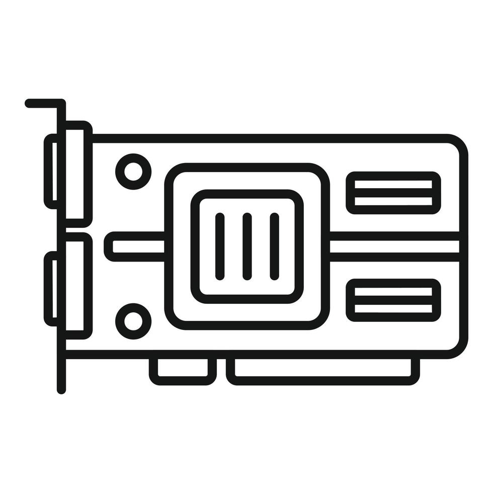 Cpu video card icon outline vector. Computer gpu 15093371 Vector Art at ... Cpu video card icon outline vector. Computer gpu 15093371 Vector Art at ...