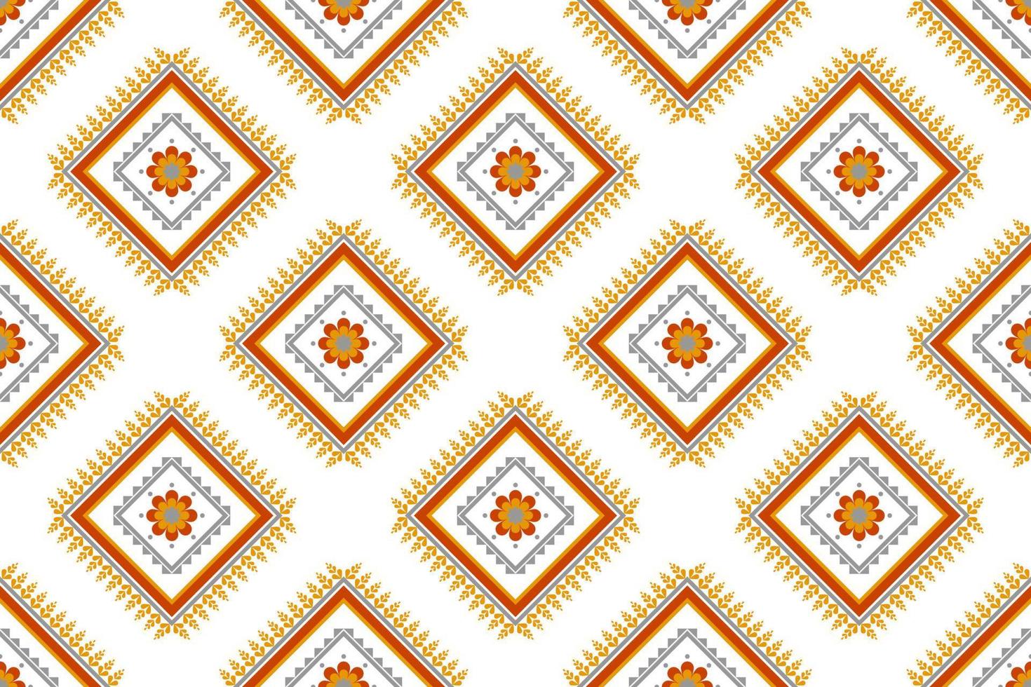 Fabric flower pattern background. Geometric ethnic oriental seamless ...