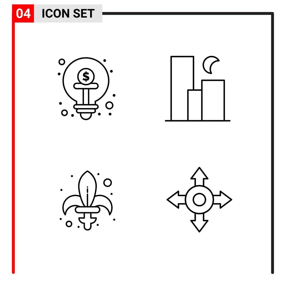 4 General Icons For Website Design Print And Mobile Apps 4 Outline