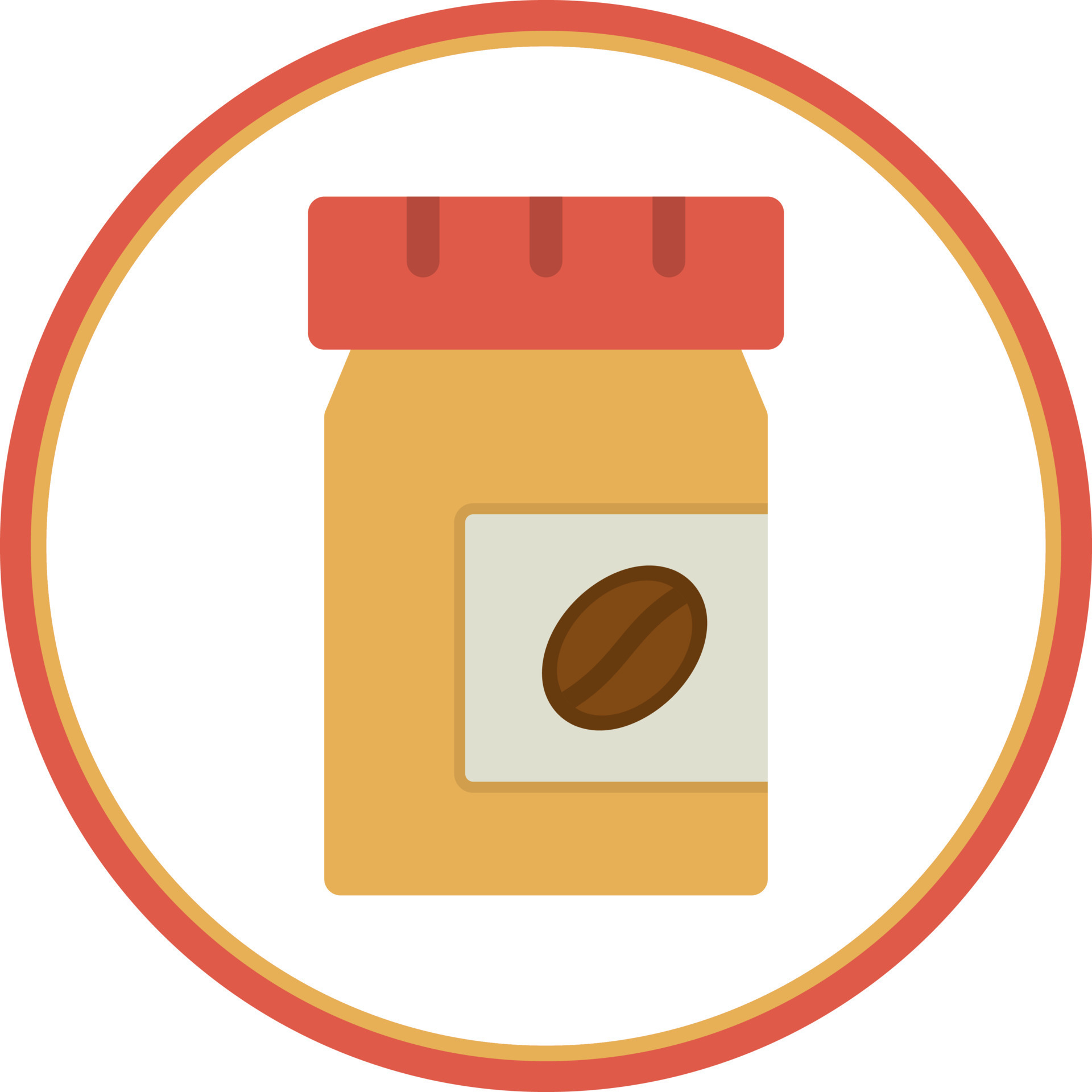 Coffee Jar Vector Icon Design 15095215 Vector Art at Vecteezy