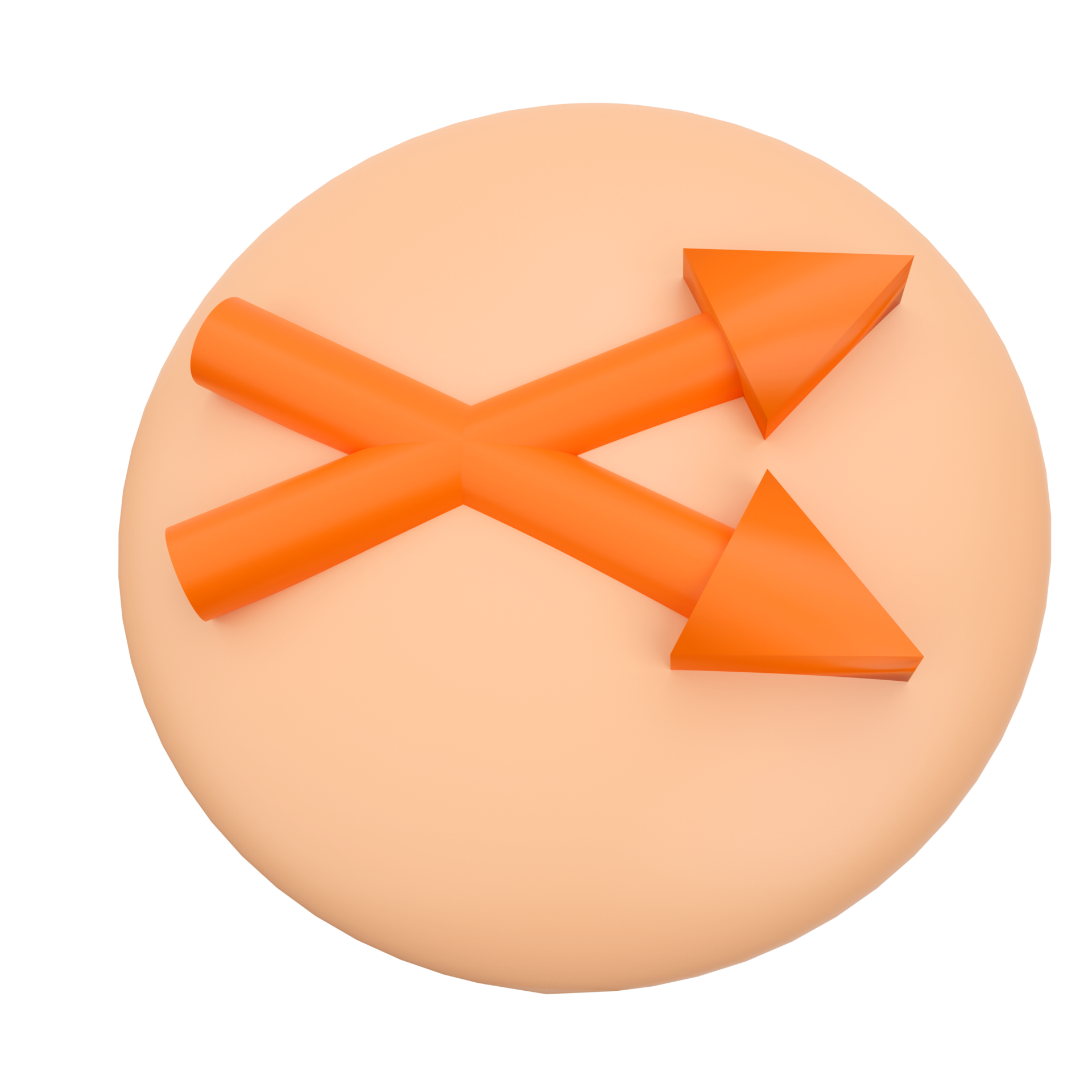 Shuffle Button. 3D rendering. 15096321 PNG