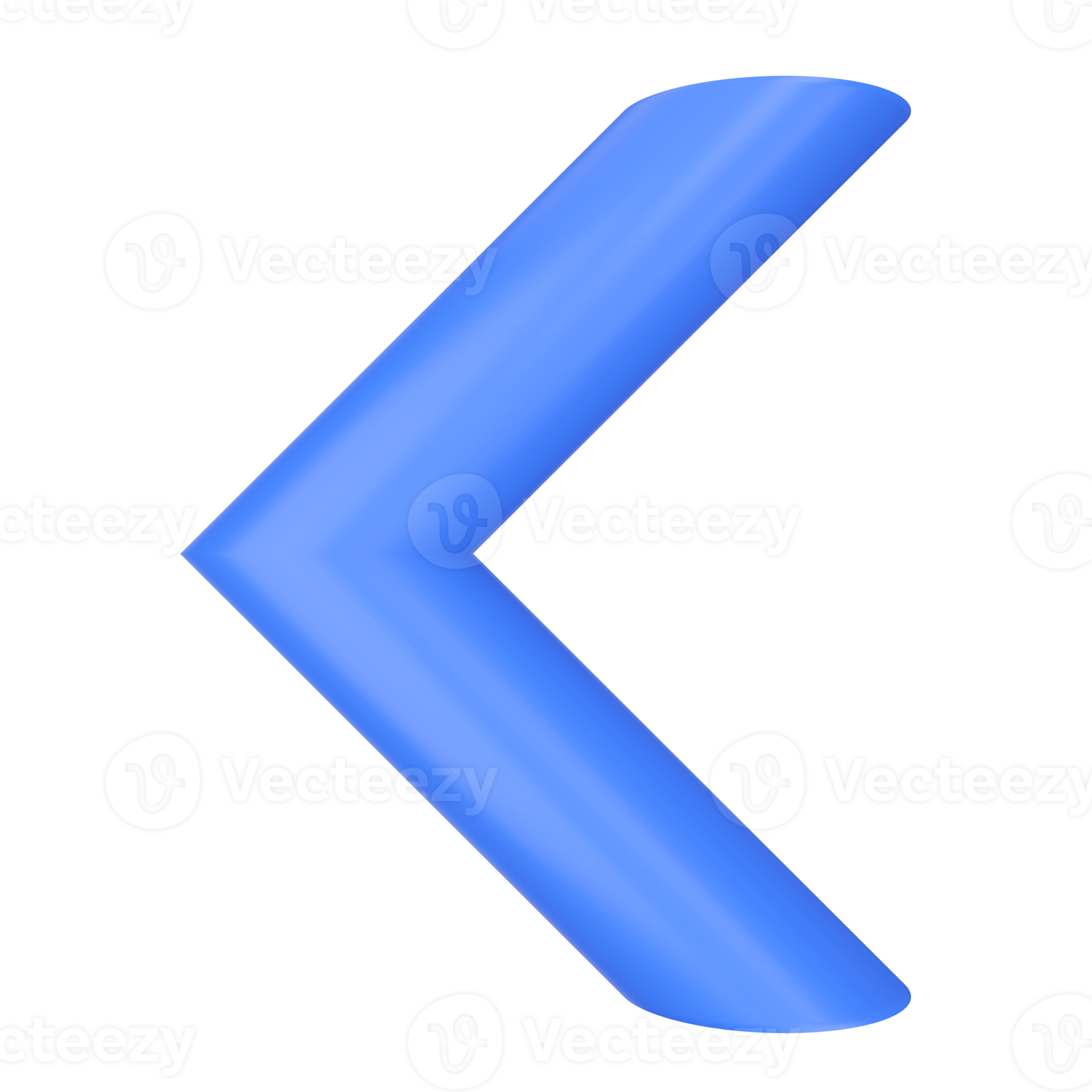 Back Button. 3D rendering. 15096363 PNG