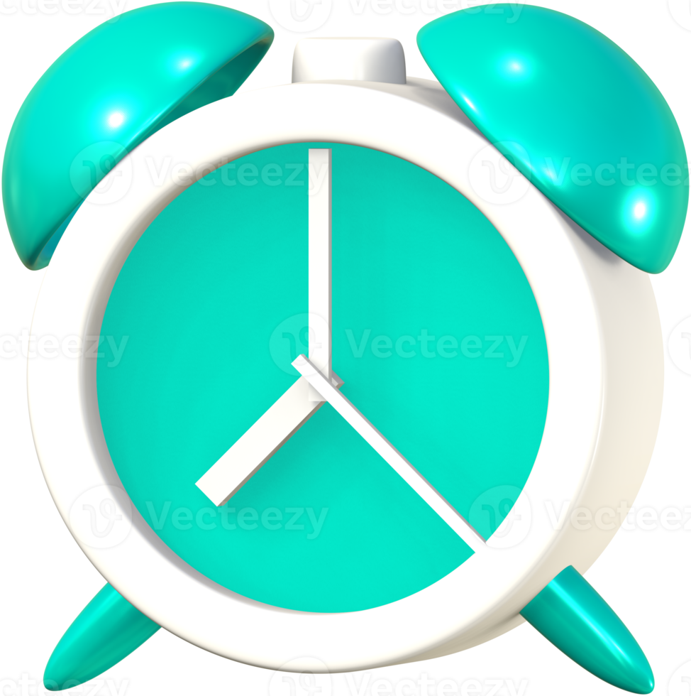 Alarm clock 3D icon. 15096462 PNG Alarm clock 3D icon. 15096462 PNG