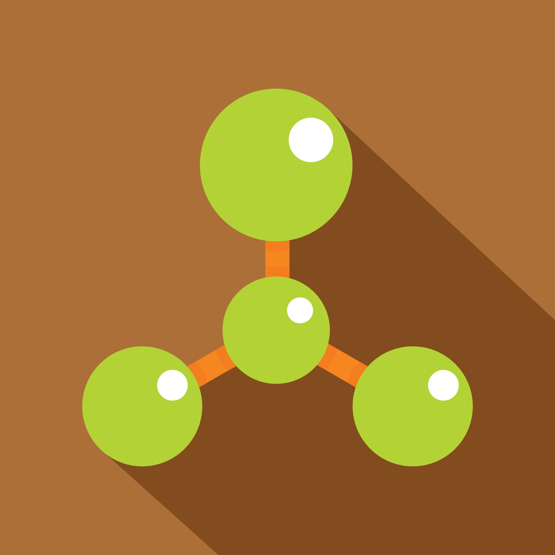 Green Molecule Structure Dna Icon Flat Style 15096880 Vector Art At
