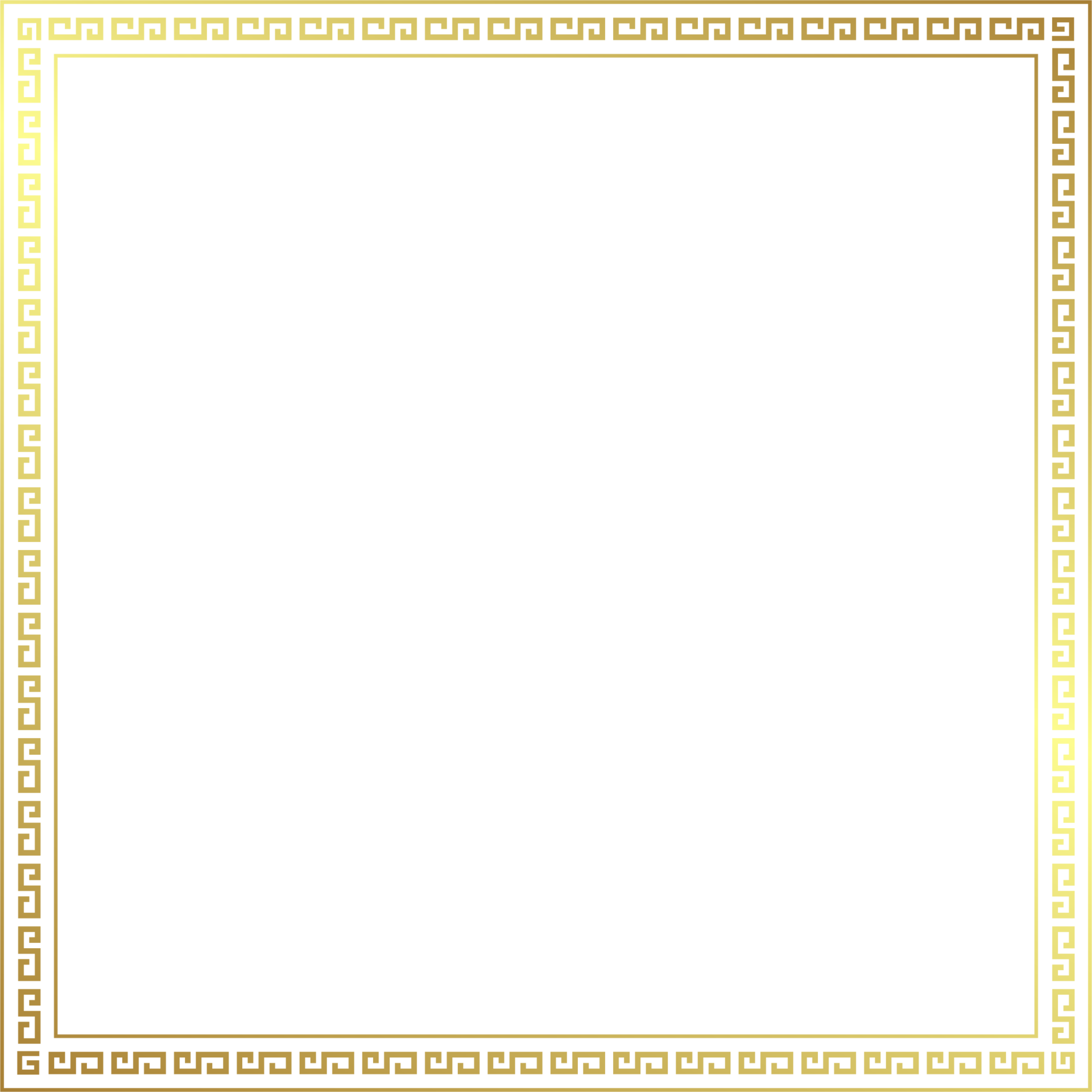 Chinese Gold Border Frame Square 15098494 PNG Chinese Gold Border Frame Square 15098494 PNG