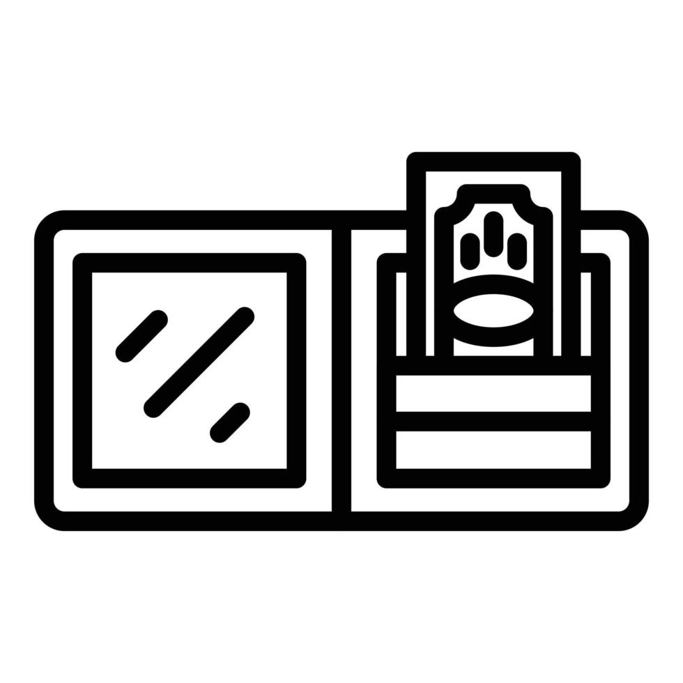 Transaction Icon Outline Vector Bank Mobile 15099086 Vector Art At