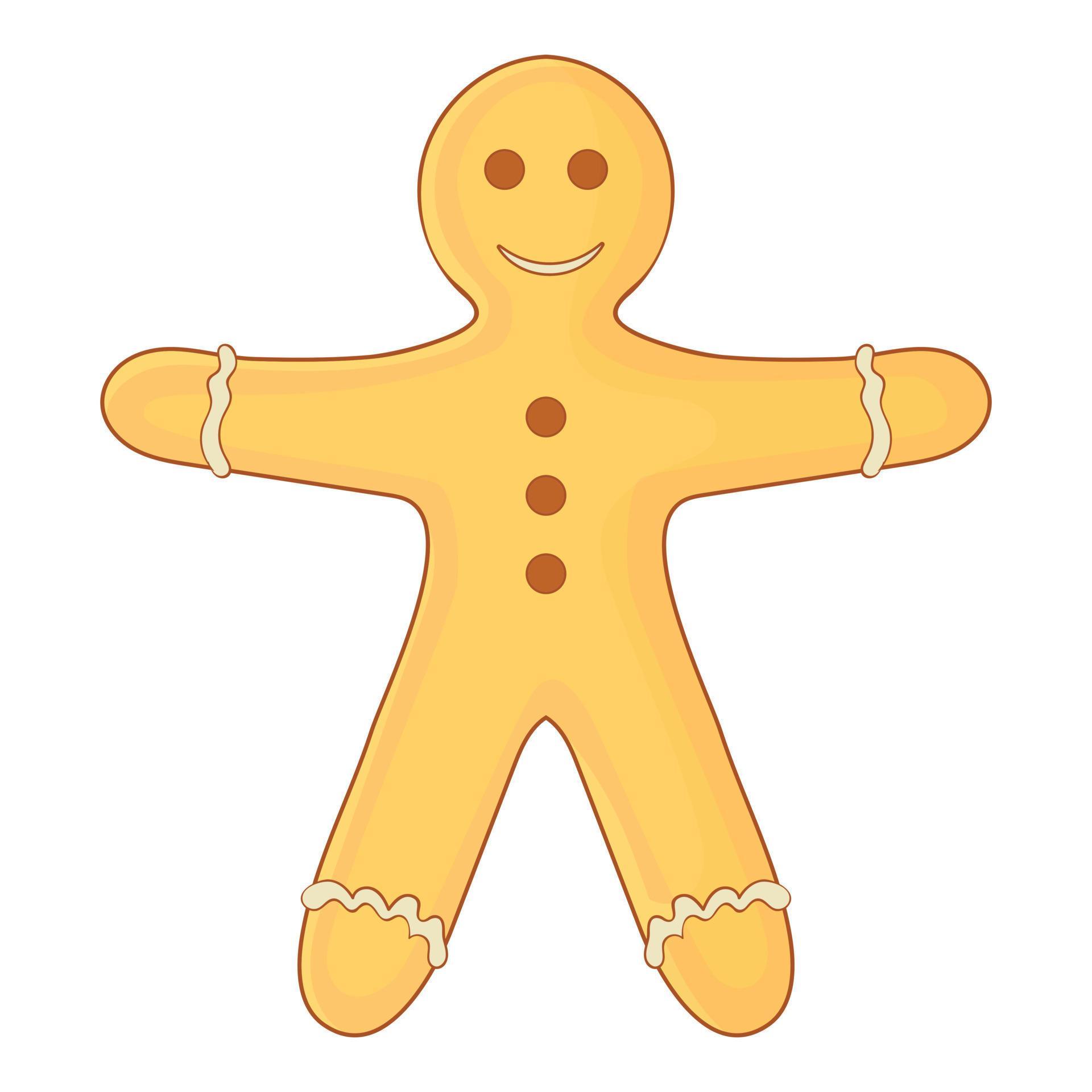 Gingerbread man icon, cartoon style 15100344 Vector Art at Vecteezy Gingerbread man icon, cartoon style 15100344 Vector Art at Vecteezy