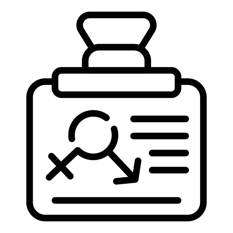 Id Card Sex Education Icon Outline Vector Sexual Gender 15101026 Vector Art At Vecteezy