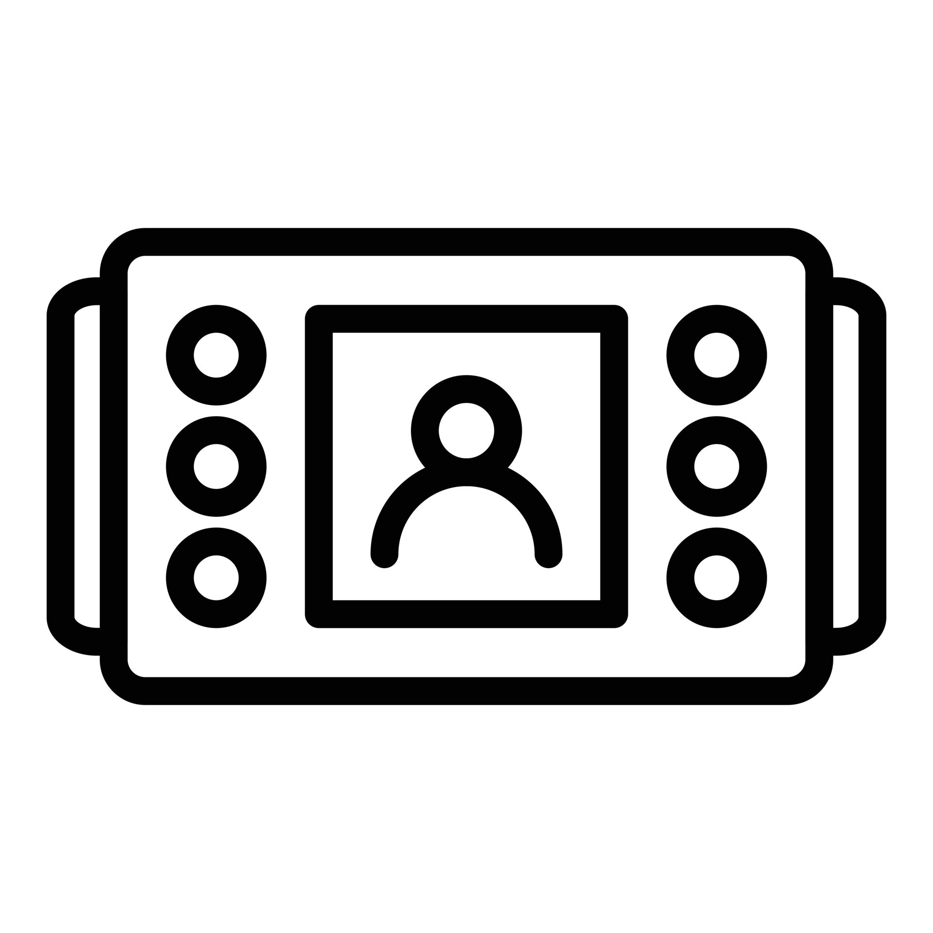 Electronic Video Intercom Icon Outline Vector Door System 15101989