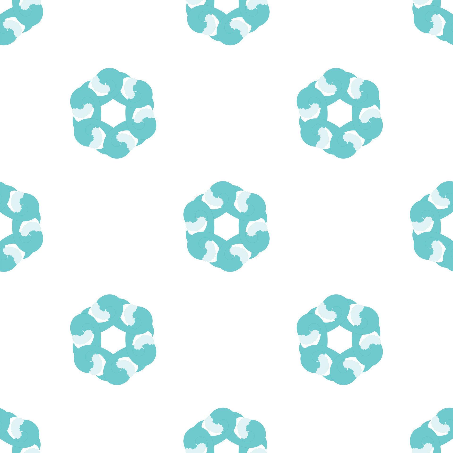 Light Sky Blue Abstract Circle Pattern Seamless Vector 15107317 Vector
