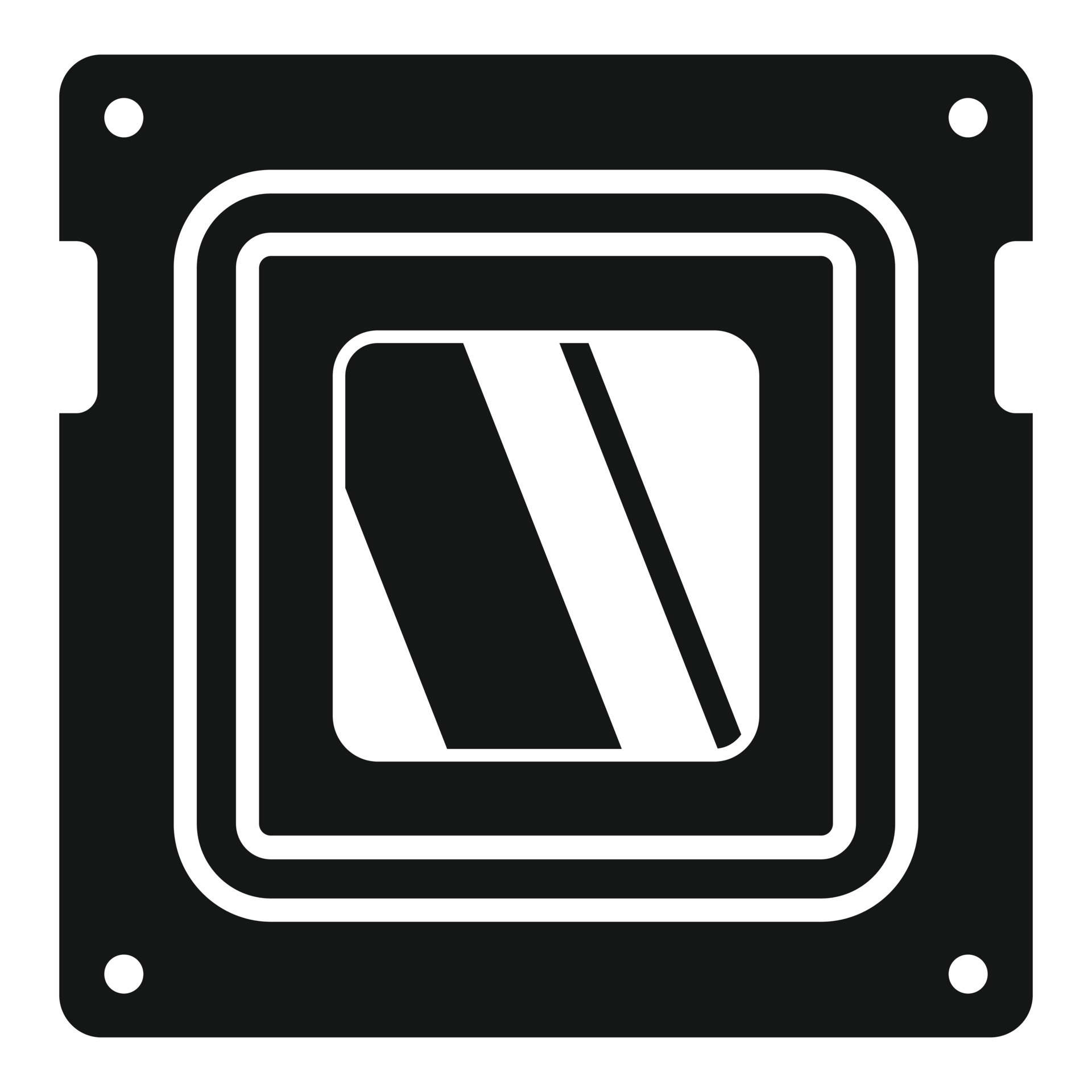Electronic Cpu Icon Simple Vector Computer Data 15107650 Vector Art At
