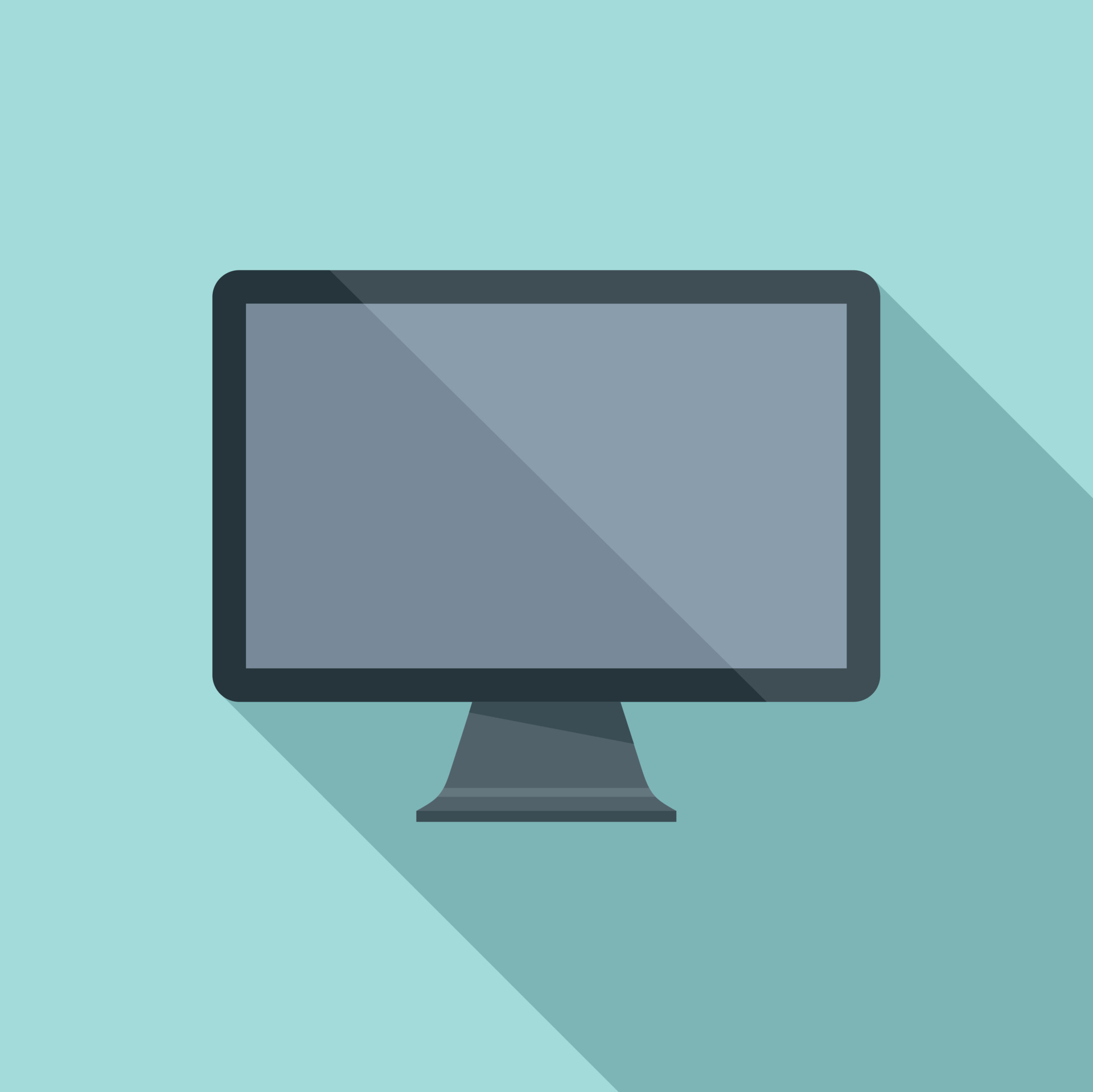 Modern display icon flat vector. Computer screen 15108185 Vector Art at ... Modern display icon flat vector. Computer screen 15108185 Vector Art at ...