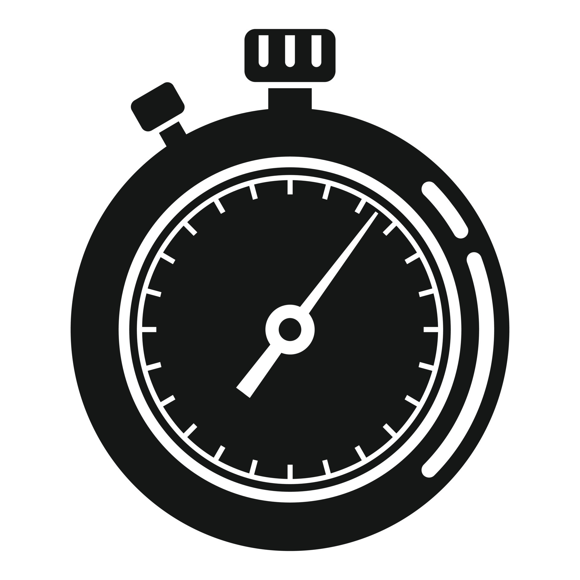 Timer Counter Icon Simple Vector Stopwatch Clock 15109427 Vector Art
