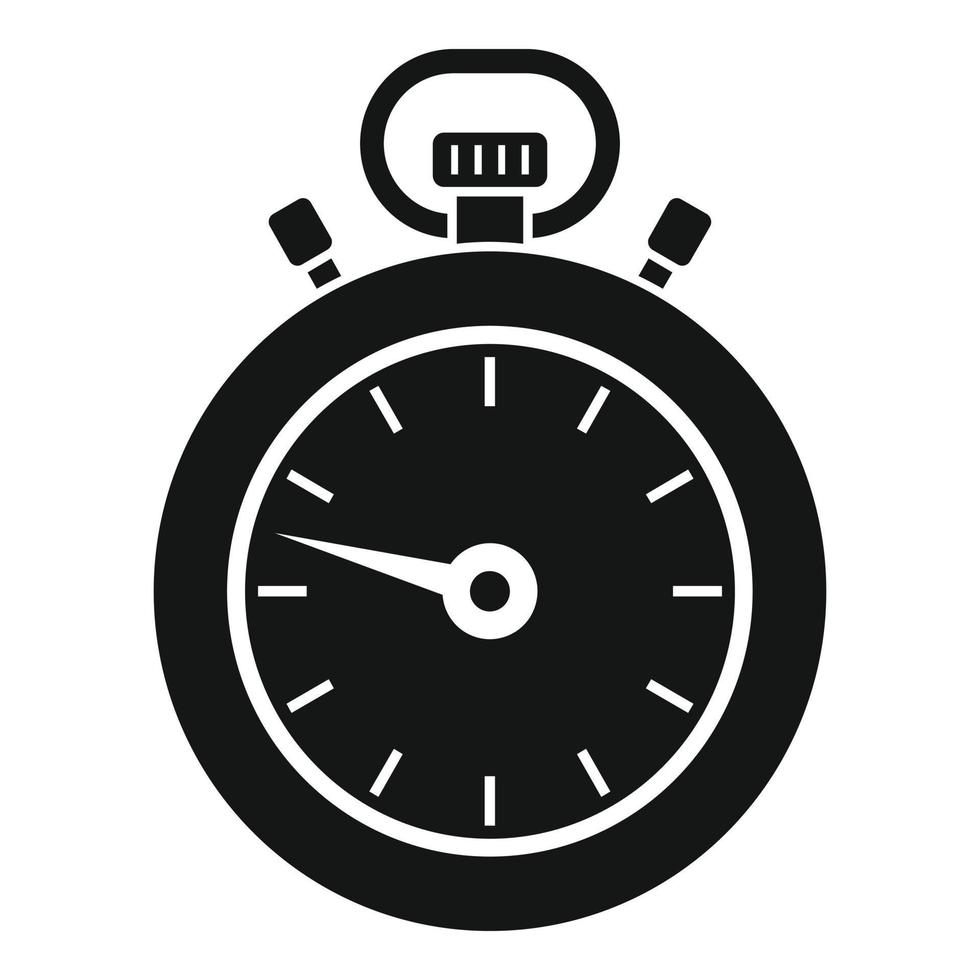 Countdown Timer Icon Simple Vector Stopwatch Clock 15109534 Vector Art