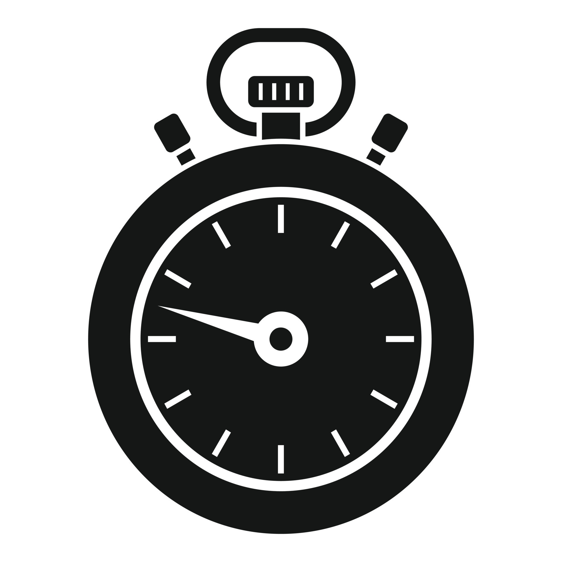 Countdown Timer Icon Simple Vector Stopwatch Clock 15109534 Vector Art
