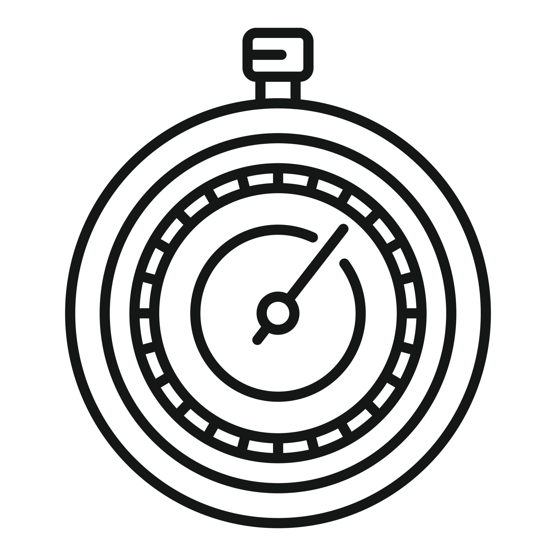 Button Stopwatch Icon Outline Vector Stop Timer 15109544 Vector Art At