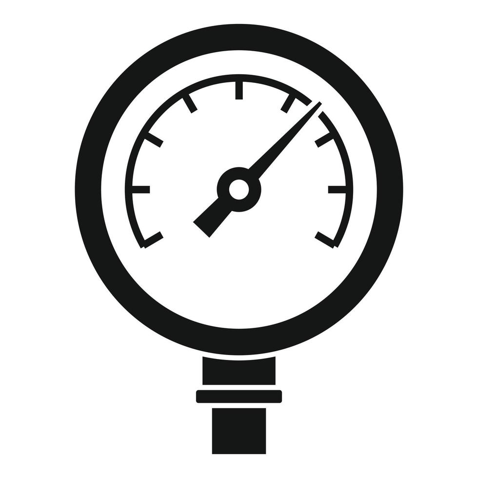 Medir El Icono Del Manómetro Vector Simple Presion Del Gas 15109627 Vector En Vecteezy