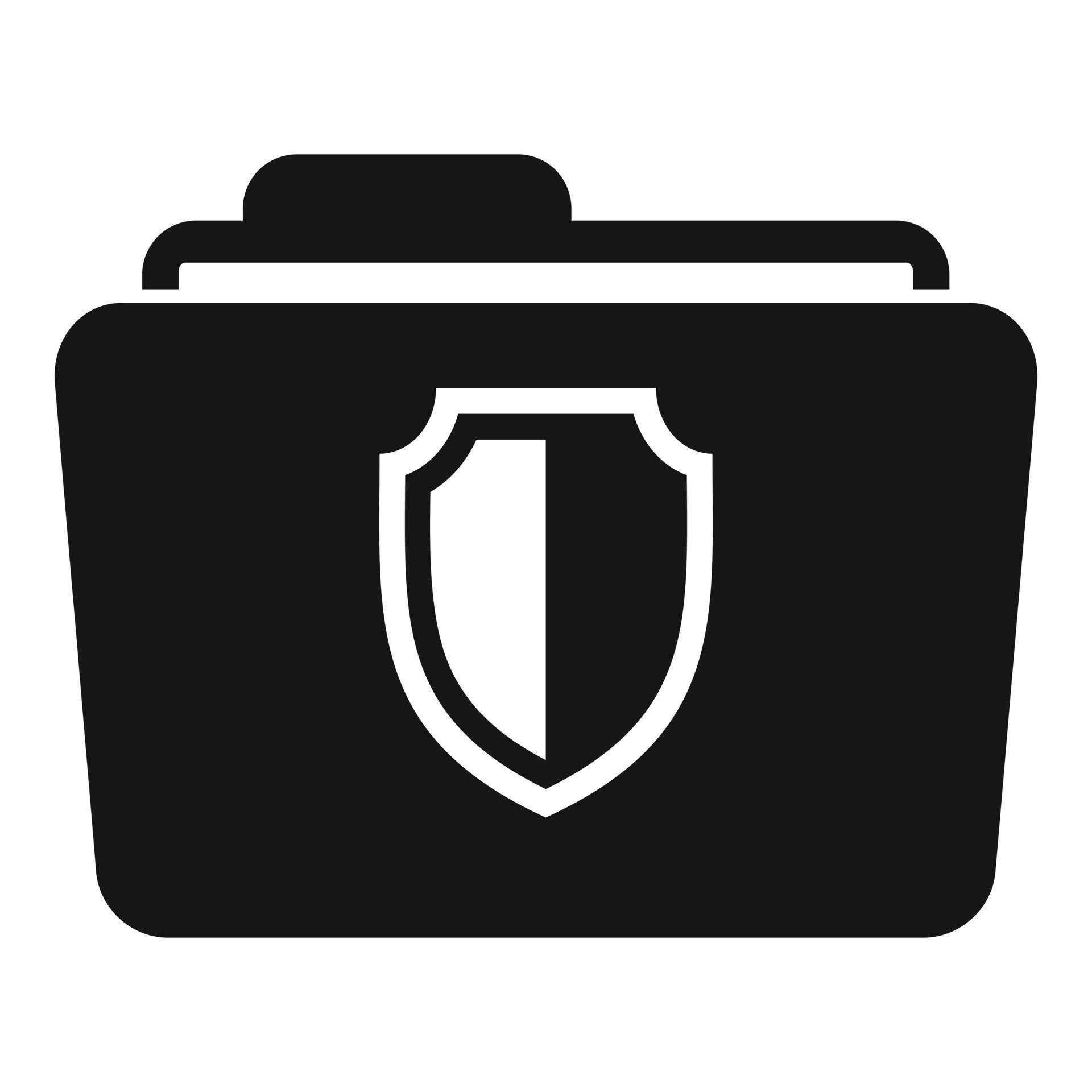 Secured Folder Icon Simple Vector Data Information 15110144 Vector Art At Vecteezy