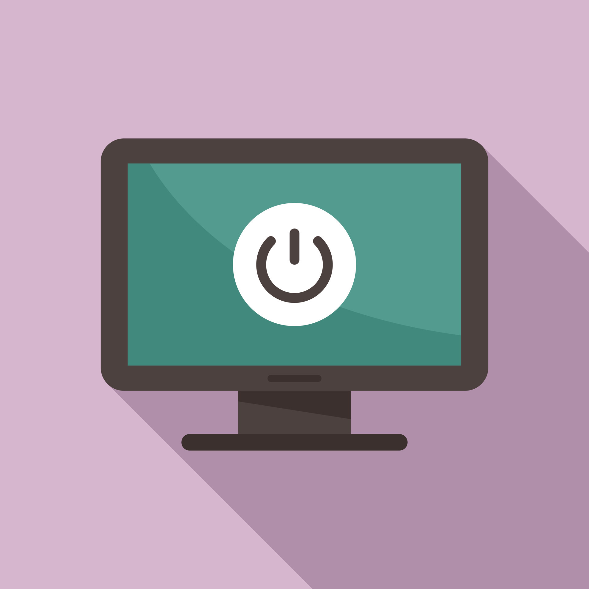 Turn off pc icon flat vector. Computer button 15110238 Vector Art at ... Turn off pc icon flat vector. Computer button 15110238 Vector Art at ...