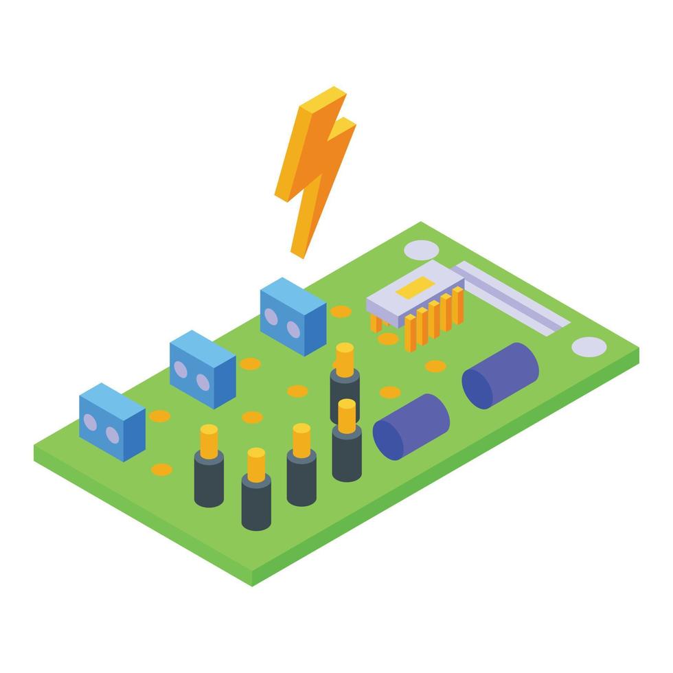 Robotics scheme icon isometric vector. Smart tech 15116104 Vector Art ...