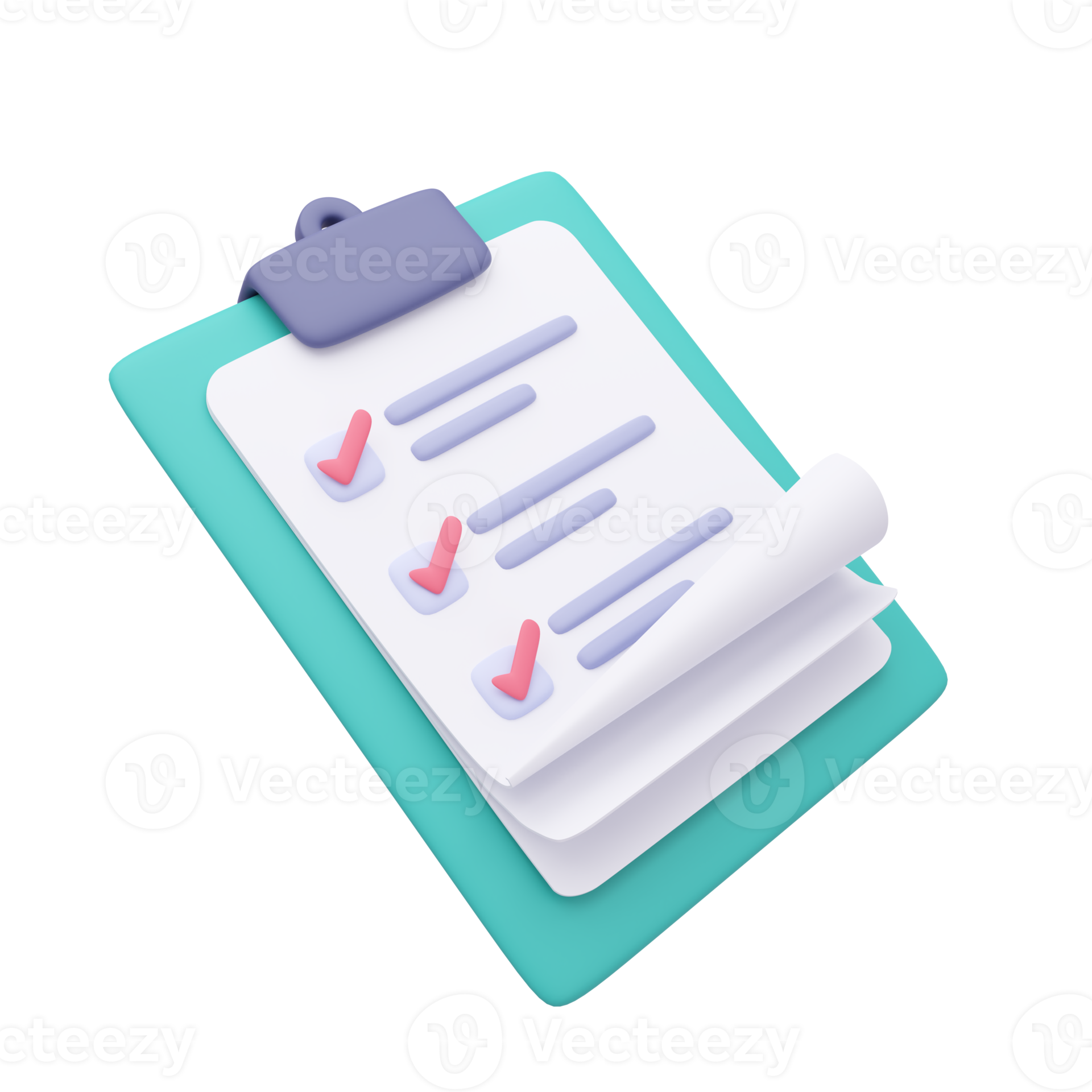 3D report paper clipboard. Note paper for checklist notes. 3D ... 3D report paper clipboard. Note paper for checklist notes. 3D ...