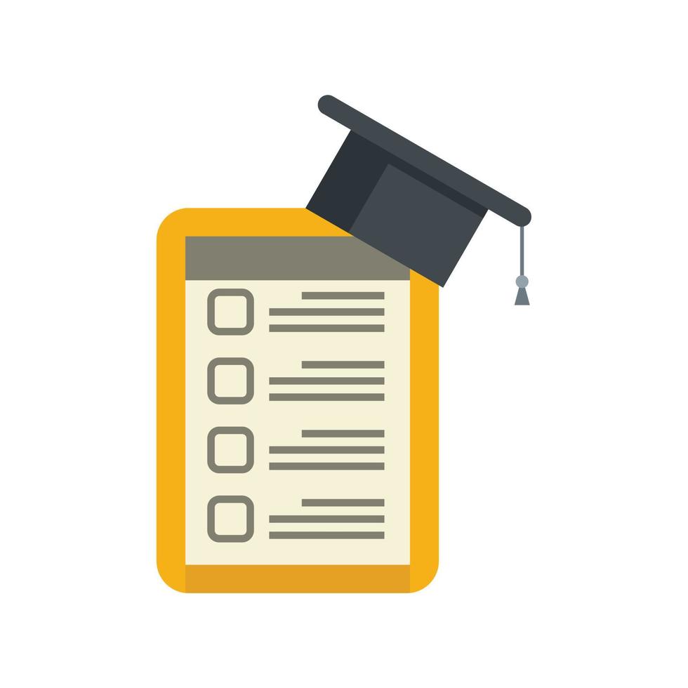 Syllabus tablet graduation icon flat isolated vector 15116874 Vector ... Syllabus tablet graduation icon flat isolated vector 15116874 Vector ...