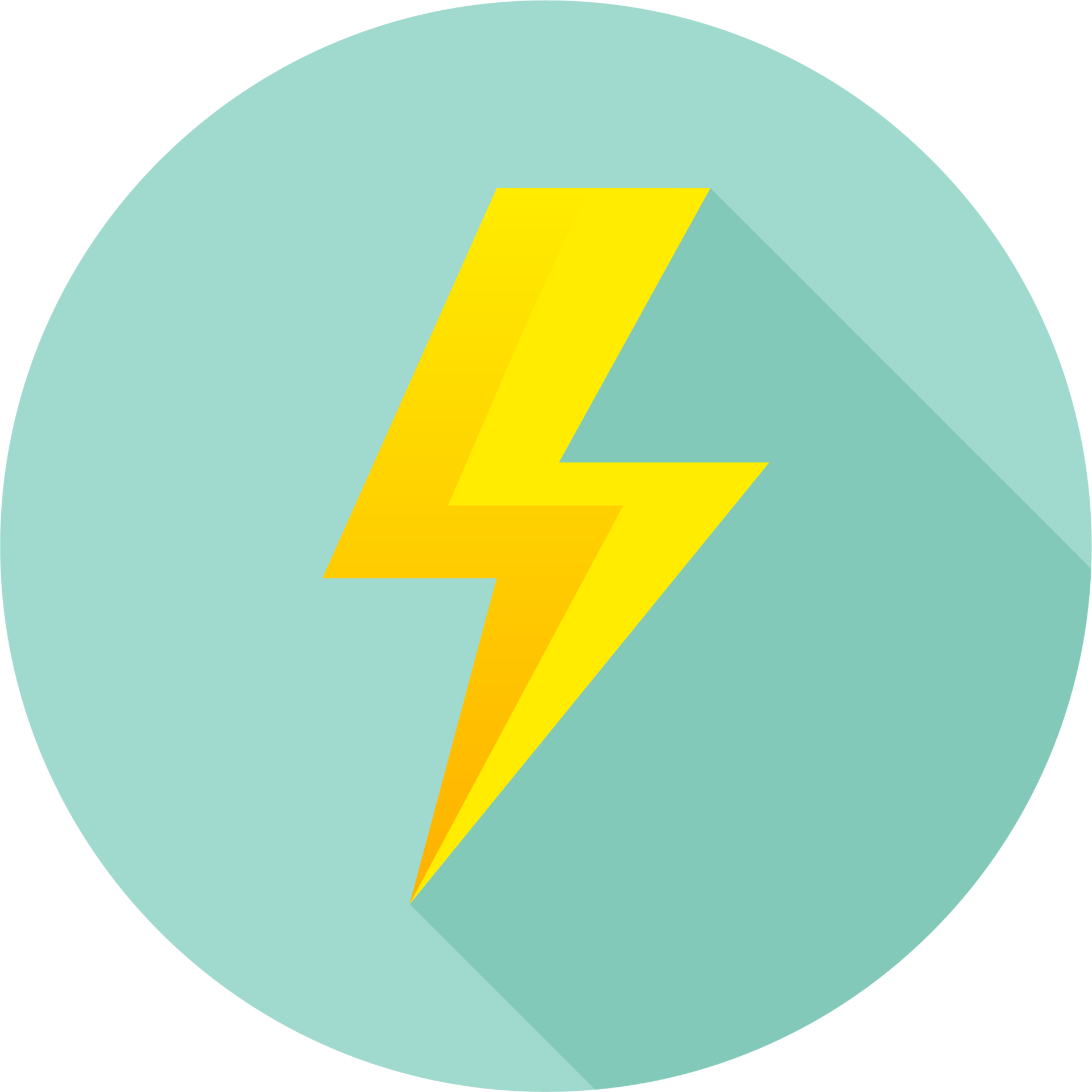 icono de poder de trueno en estilo de diseño plano. ilustración de signos de relámpagos ...