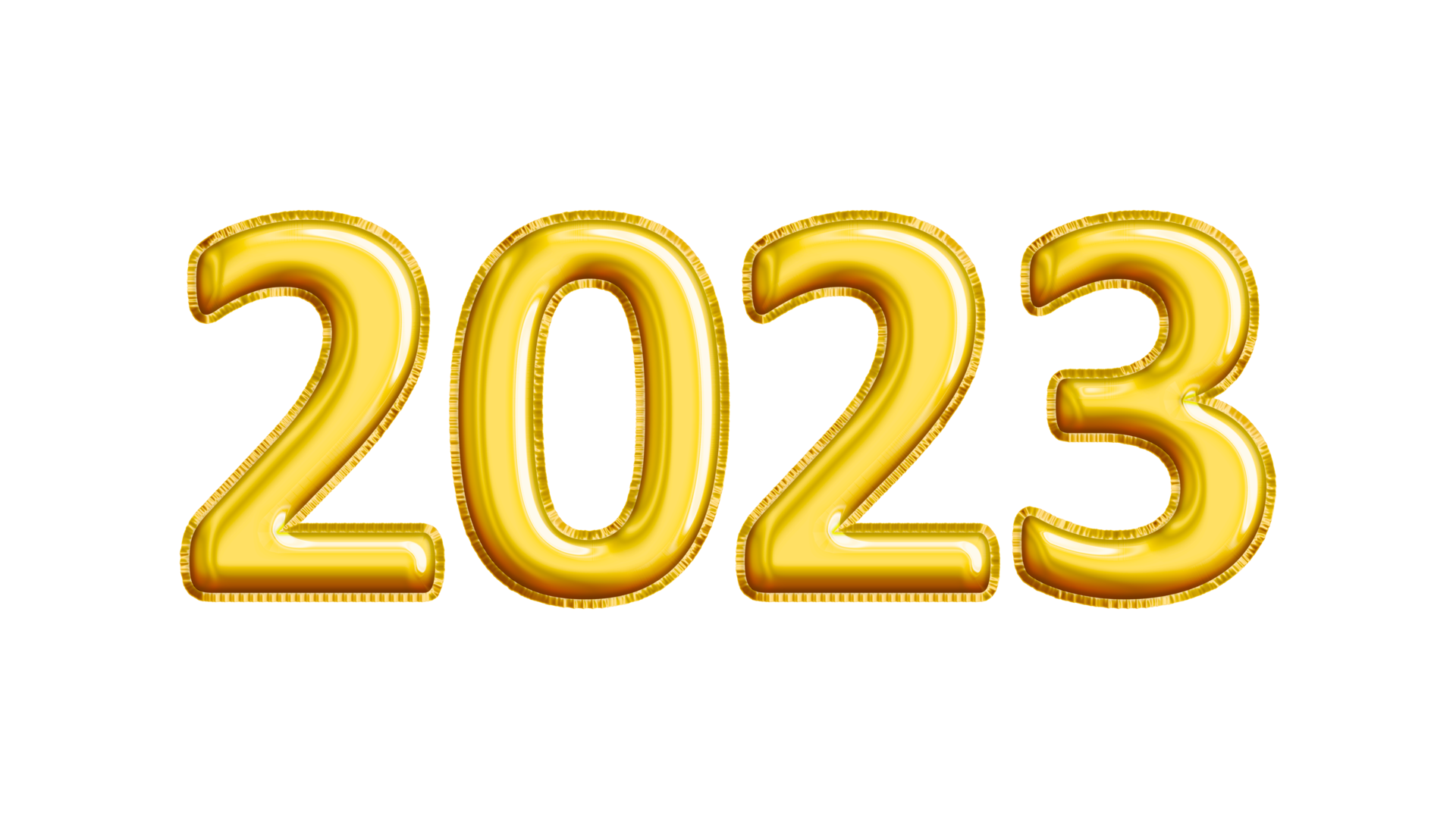 Realistic 2023 Isolated Balloon Text Effect You Can Use This For Content Like As Birthday