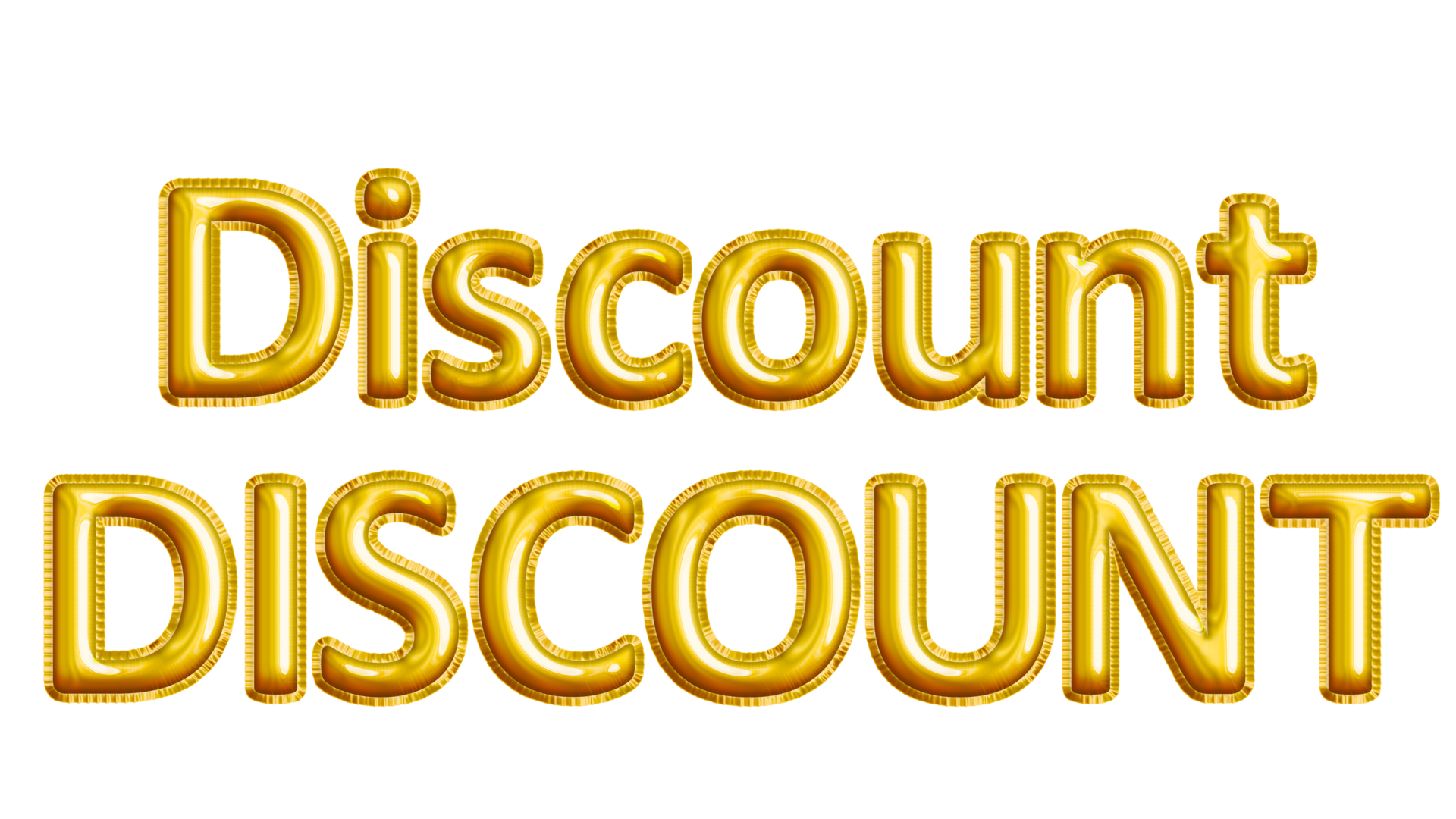 Realistic Discount Isolated Balloon Text Effect. You can use this asset for content like as ...