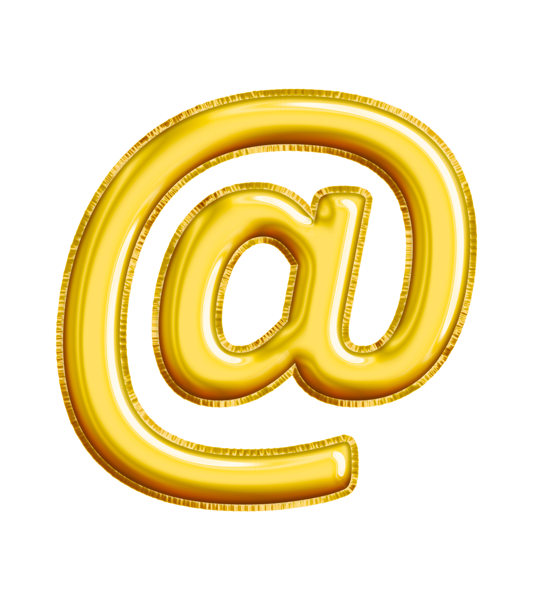 AT symbol Isolated Balloon Text Effect. You can use this asset for ... AT symbol Isolated Balloon Text Effect. You can use this asset for ...
