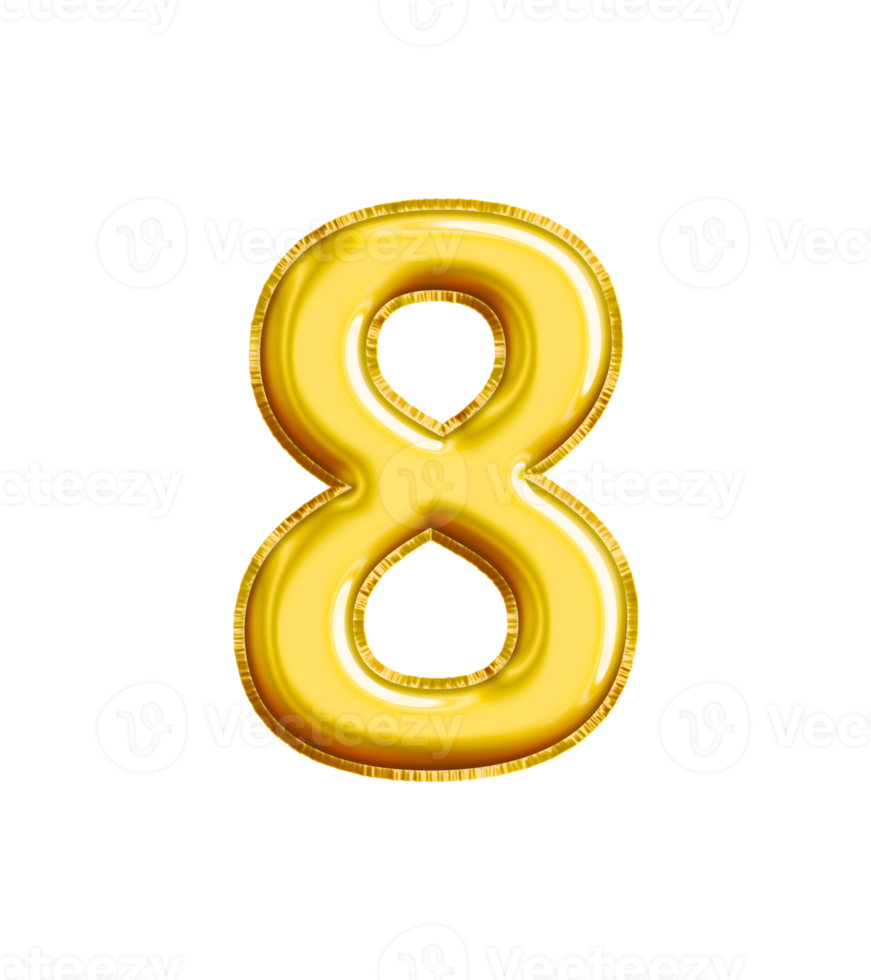 Number 8 Egiht Isolated Balloon Text Effect. You can use this asset for ... Number 8 Egiht Isolated Balloon Text Effect. You can use this asset for ...