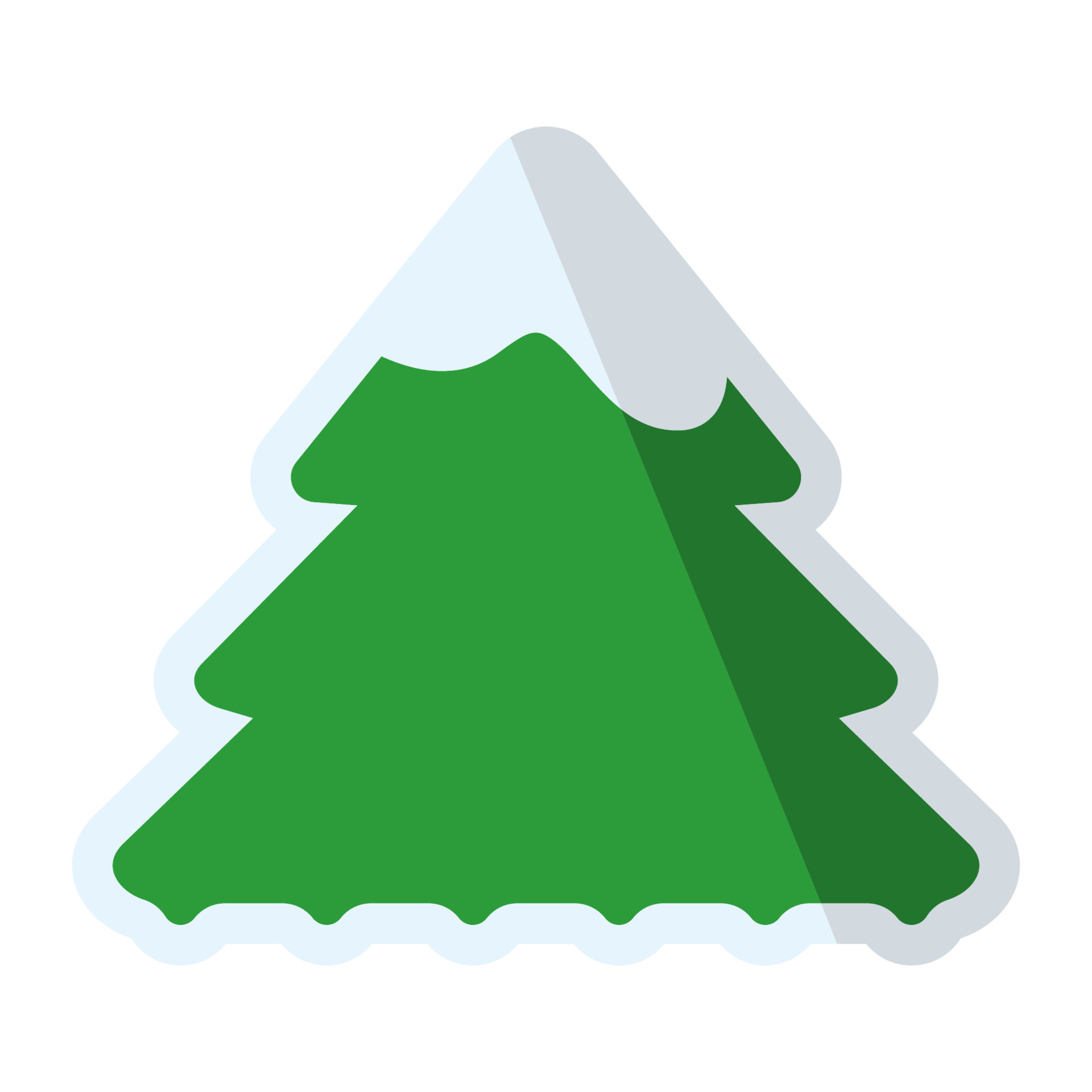 christmas tree vector element 15118258 Vector Art at Vecteezy