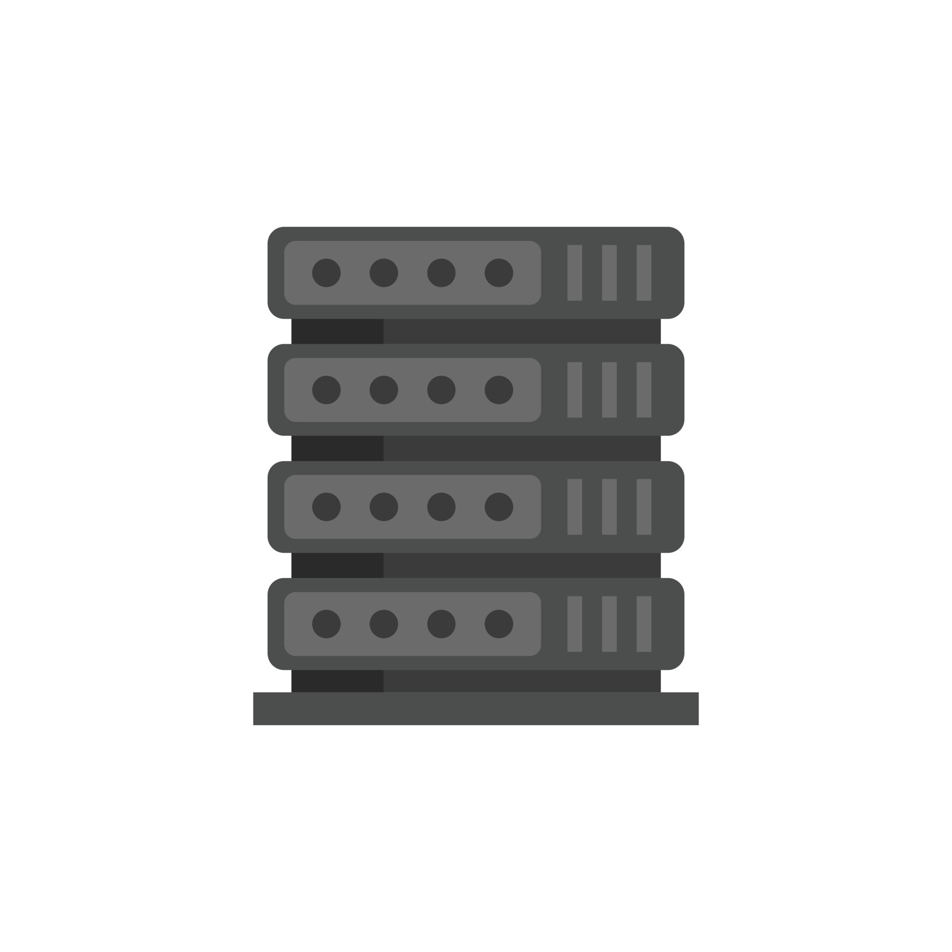 Server Rack Icon Flat Isolated Vector 15119832 Vector Art At Vecteezy
