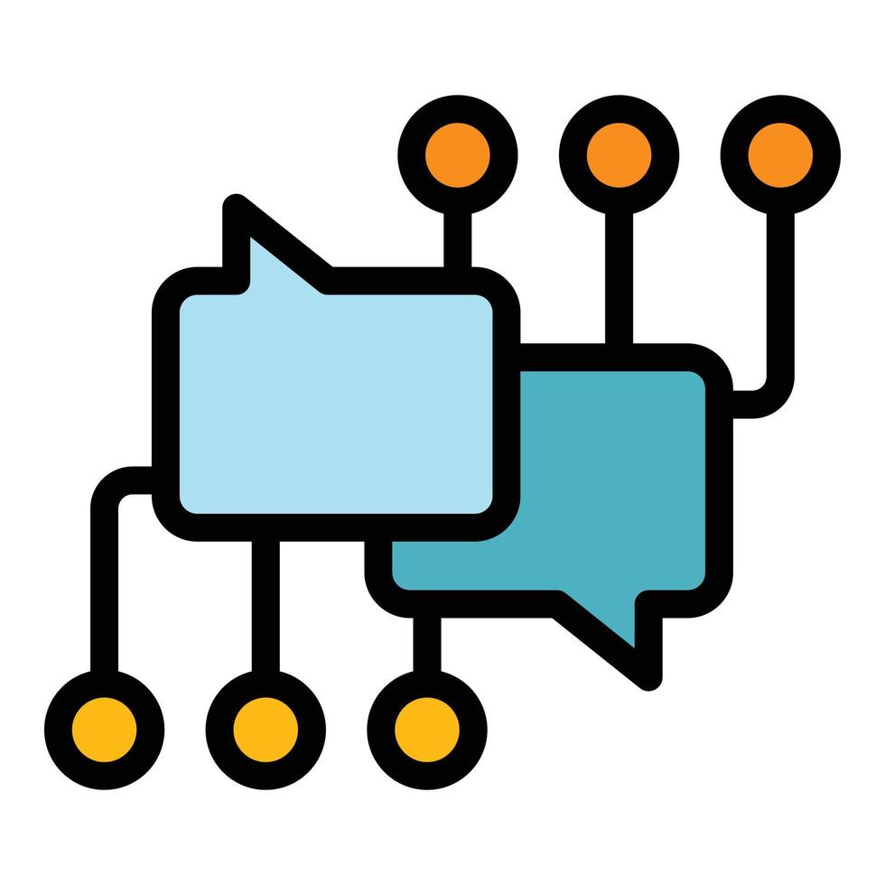 Chat credibility icon color outline vector 15121586 Vector Art at Vecteezy Chat credibility icon color outline vector 15121586 Vector Art at Vecteezy