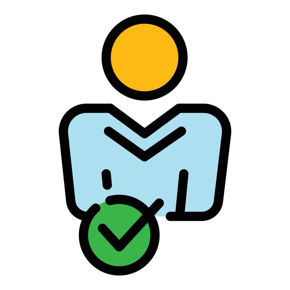 Approved credibility icon color outline vector 15121650 Vector Art at ... Approved credibility icon color outline vector 15121650 Vector Art at ...
