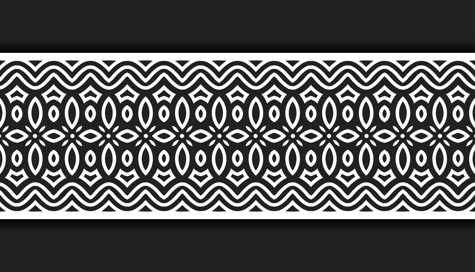 Ornament Style Ethnic Seamless Borders 15122767 Vector Art At Vecteezy