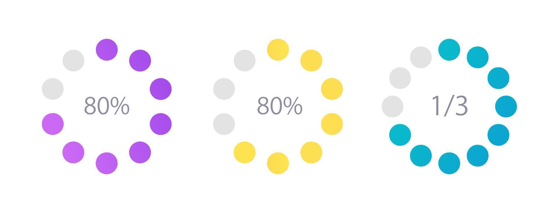 Education program completion circle infographic design template set ...